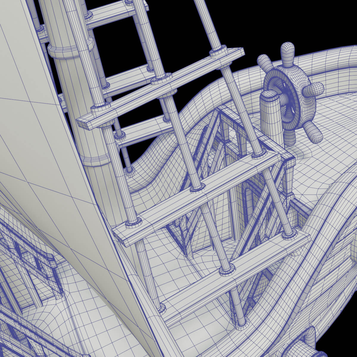 Sailing Ship - 3D Model by mg53