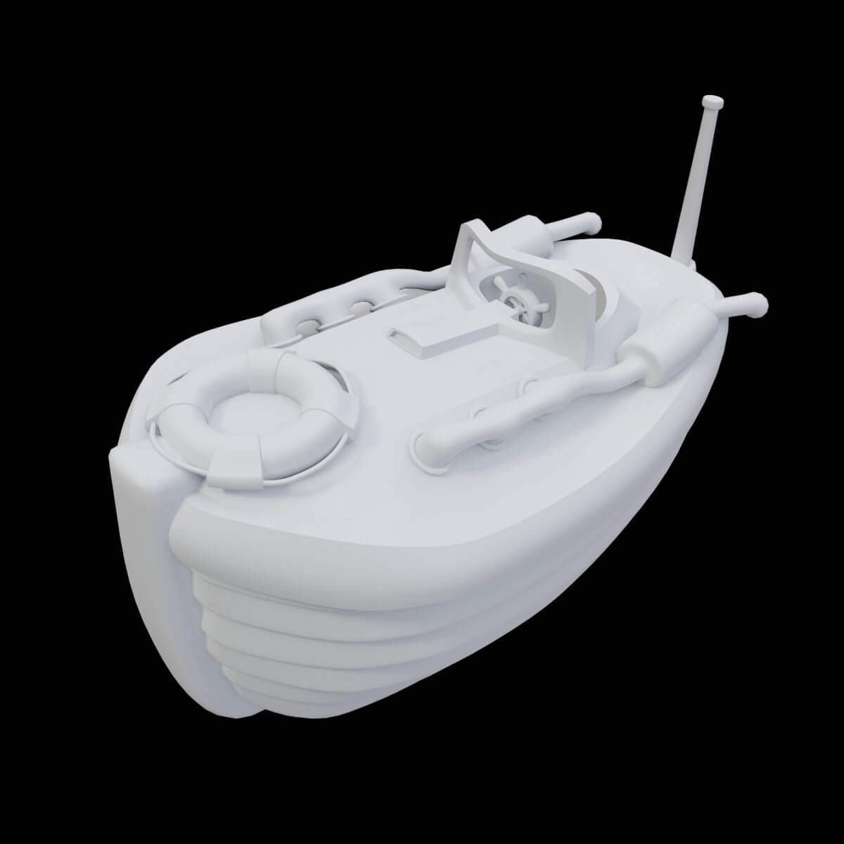 Speedboat - 3D Model by mg53