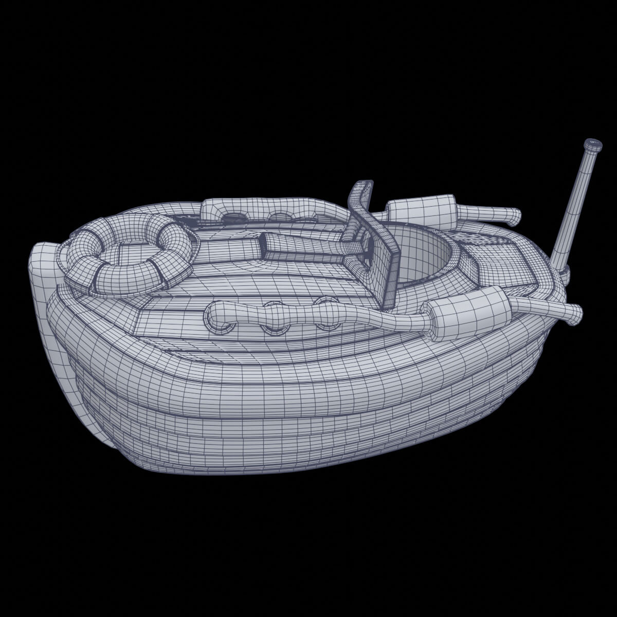 Speedboat - 3D Model by mg53