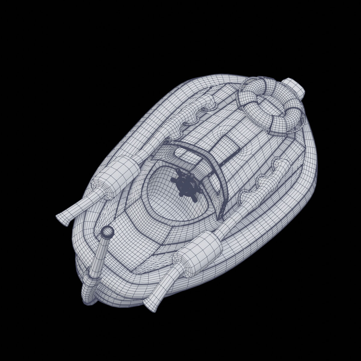 Speedboat - 3D Model by mg53