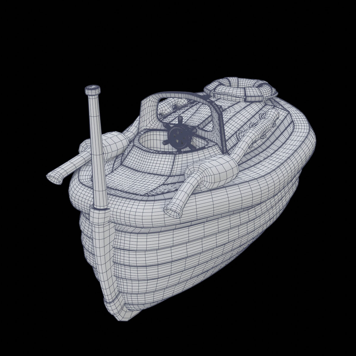 Speedboat - 3D Model by mg53