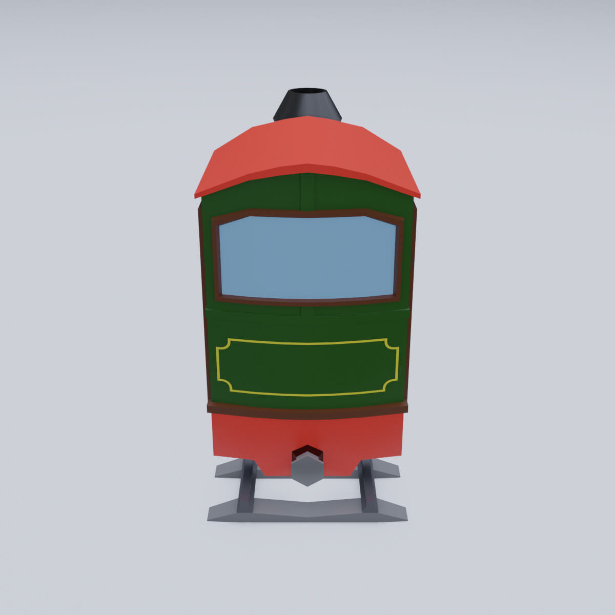 Steam Locomotive - 3D Model by mg53