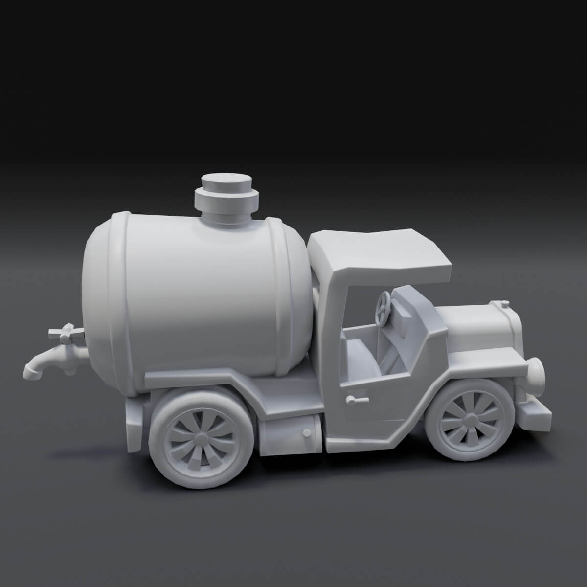 Tank Truck - 3D Model by mg53