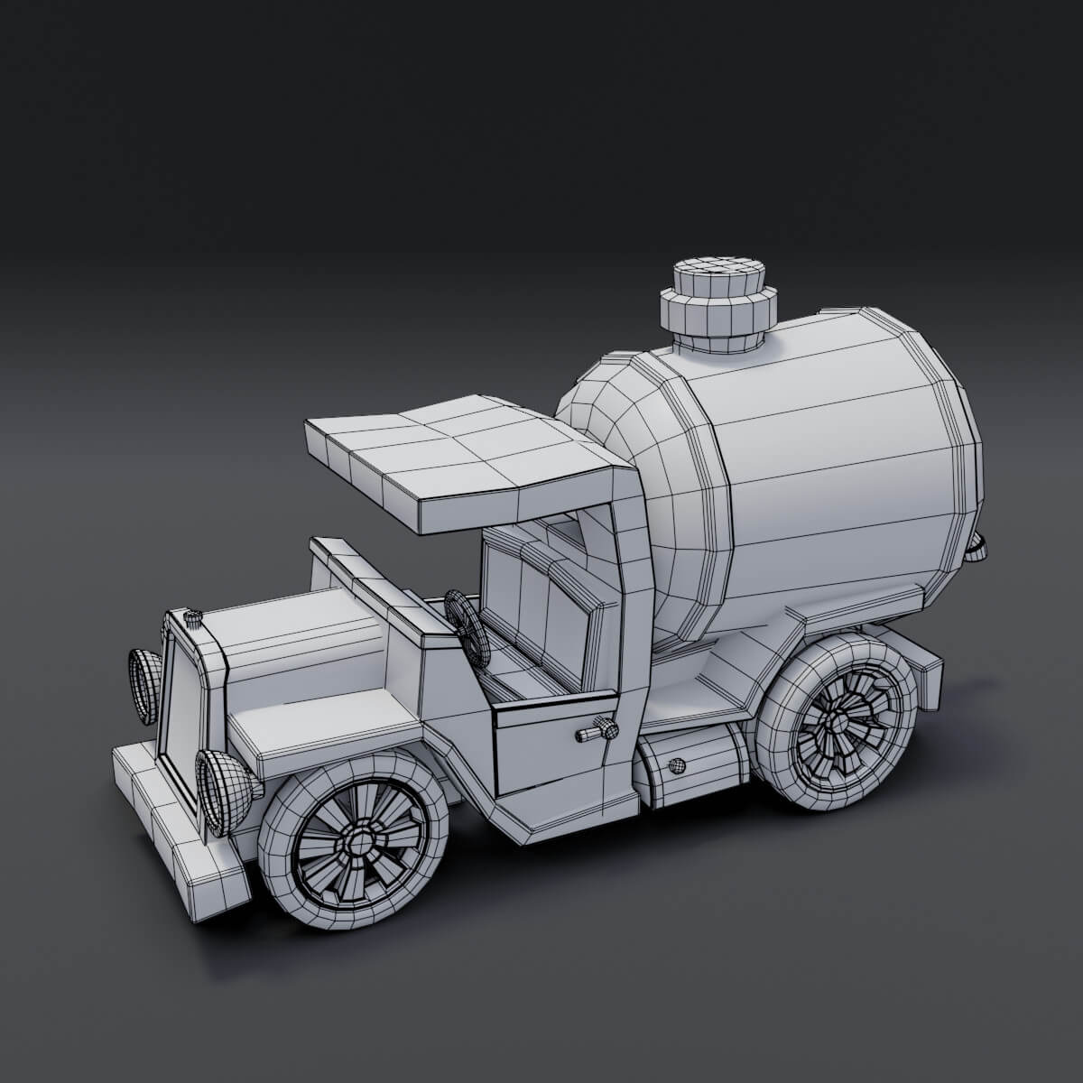 Tank Truck - 3D Model by mg53