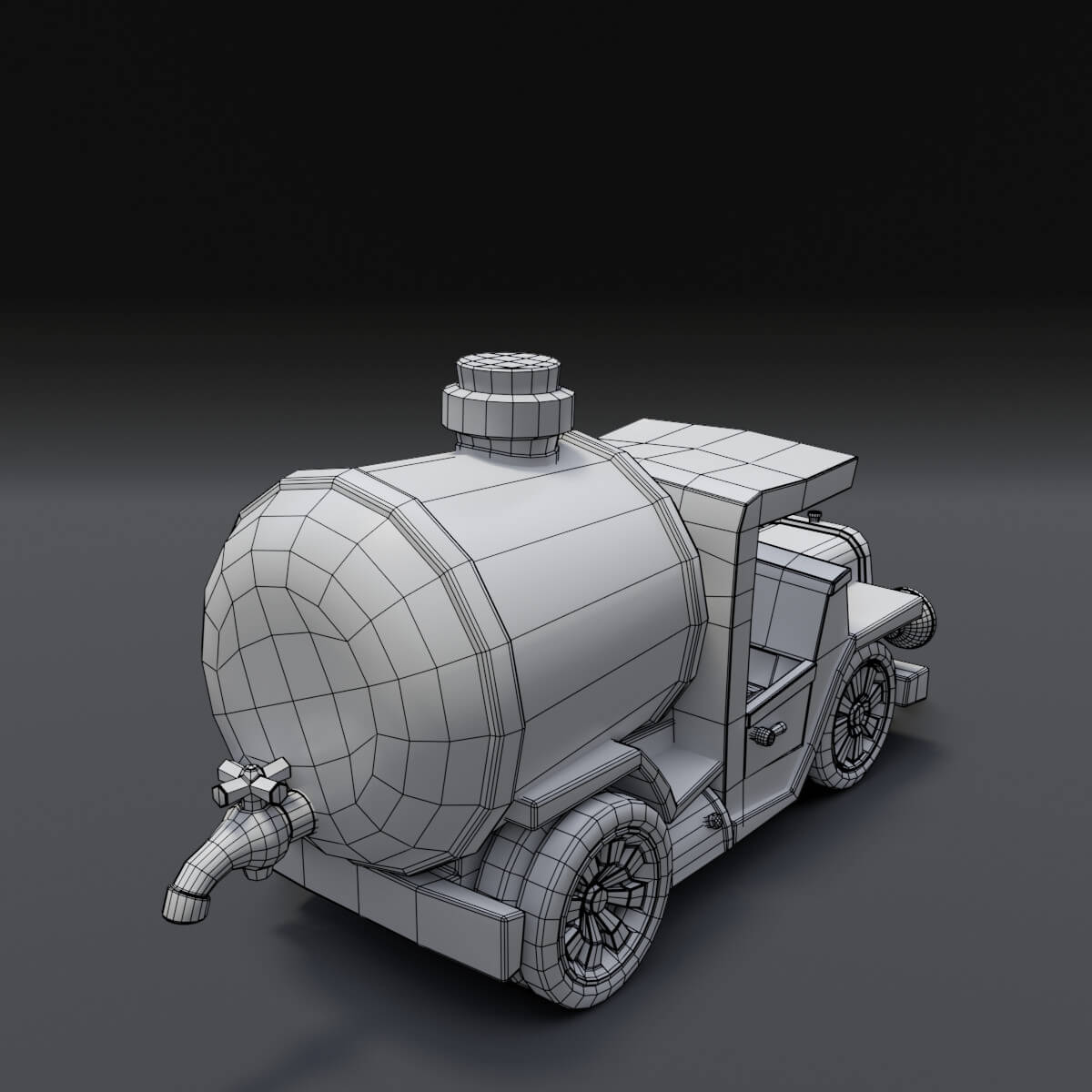 Tank Truck - 3D Model by mg53