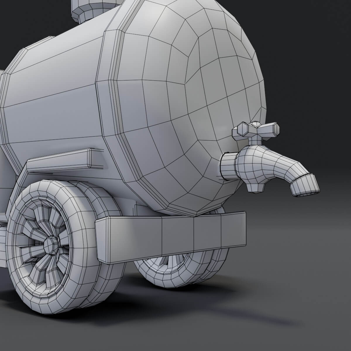 Tank Truck - 3D Model by mg53