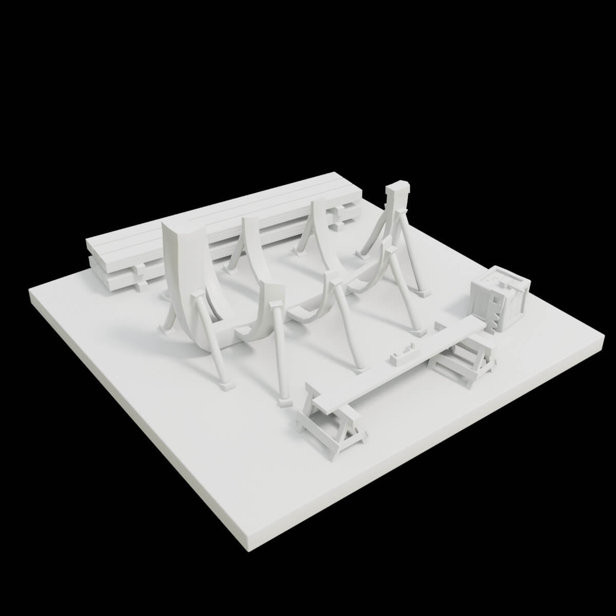 Toon Shipyard - 3D Model by mg53