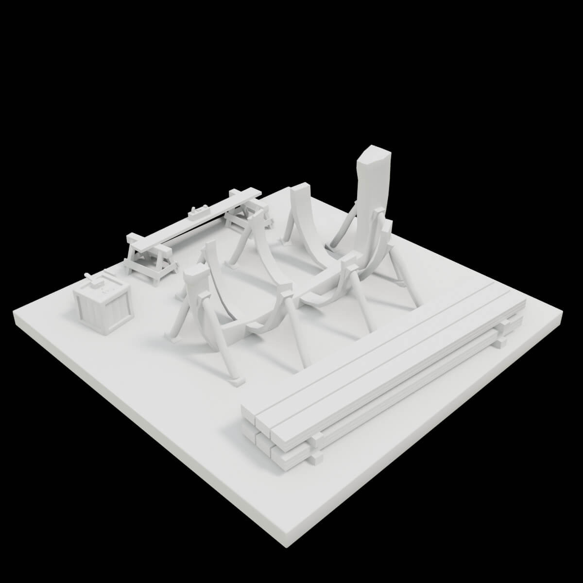 Toon Shipyard - 3D Model by mg53