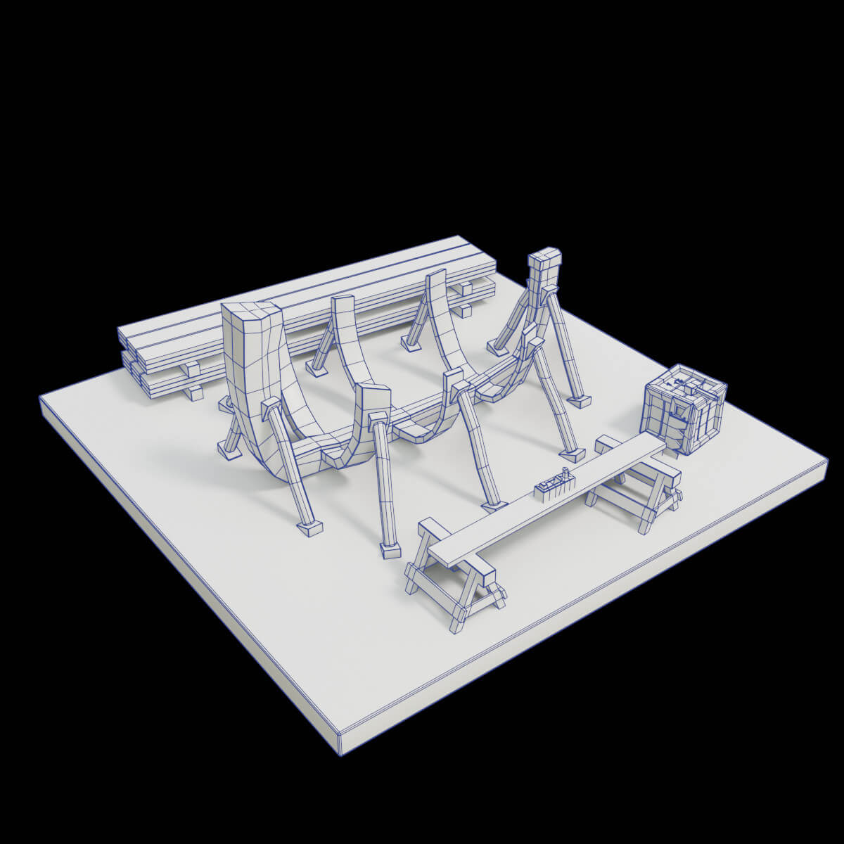 Toon Shipyard - 3D Model by mg53