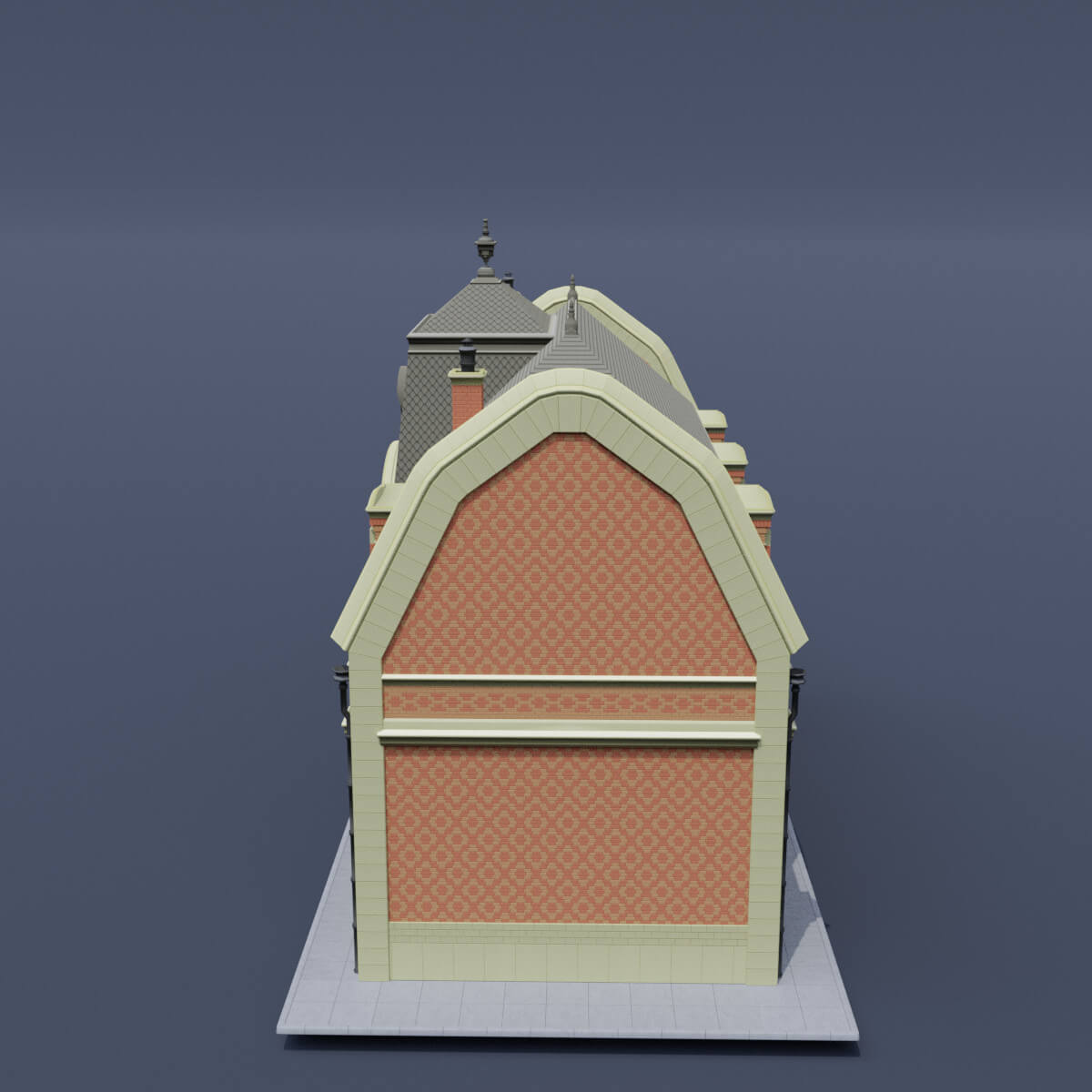 Victorian House 01 - 3D Model by mg53