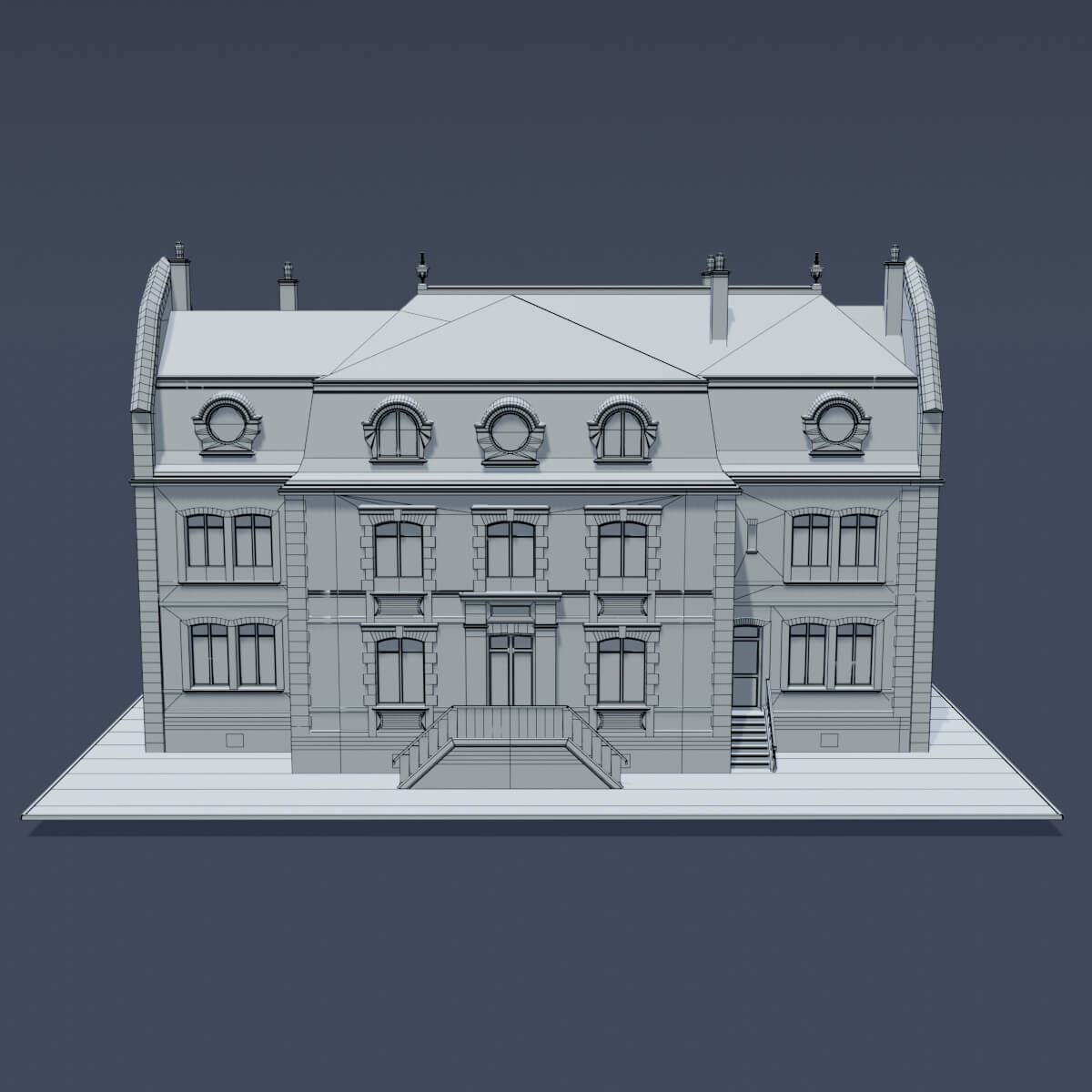 Victorian Houses 3d Model Dowmnload