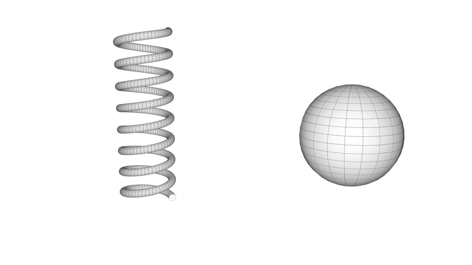 Spring and Ball - 3D Model by MGLsantos