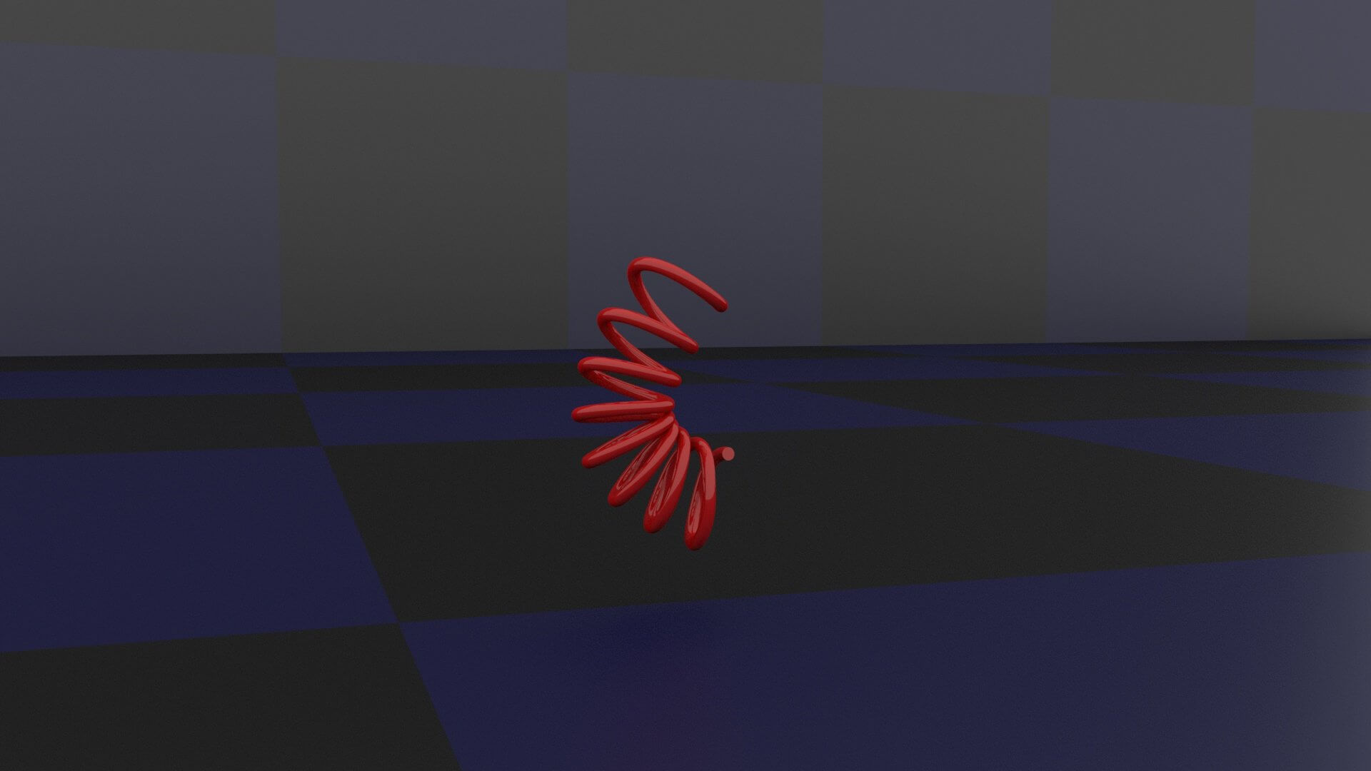 Spring and Ball - 3D Model by MGLsantos