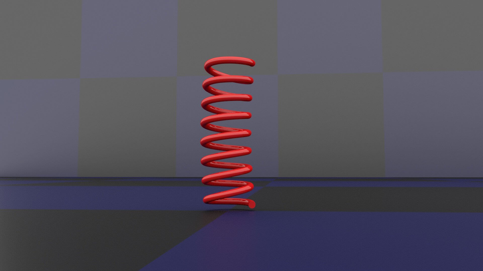 Spring and Ball - 3D Model by MGLsantos