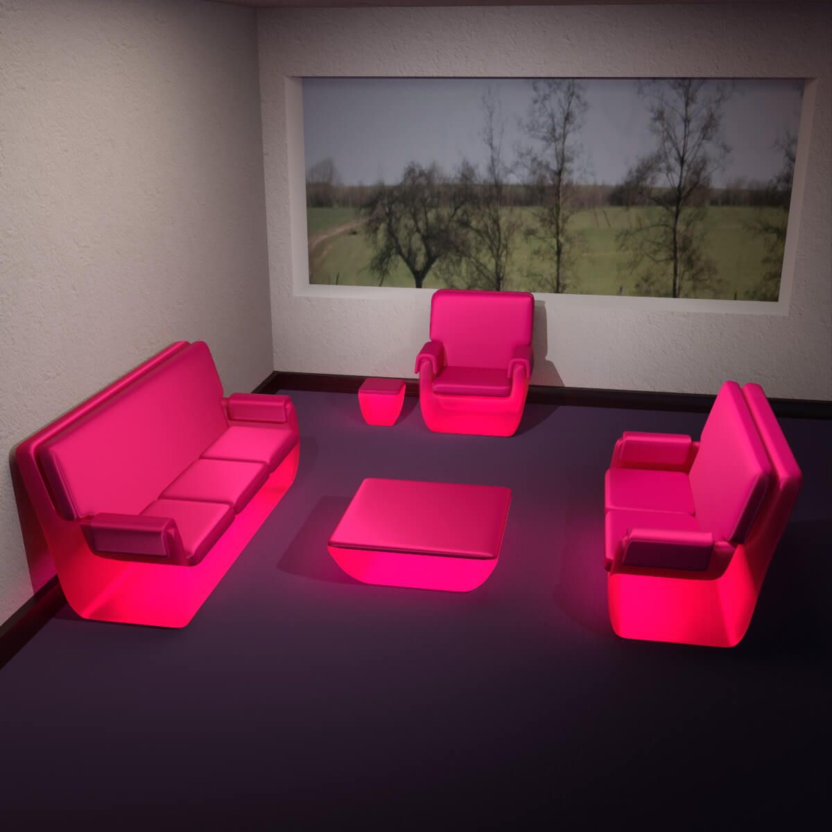 Emiss Lounge Suite for DAZ Studio by Mharv66