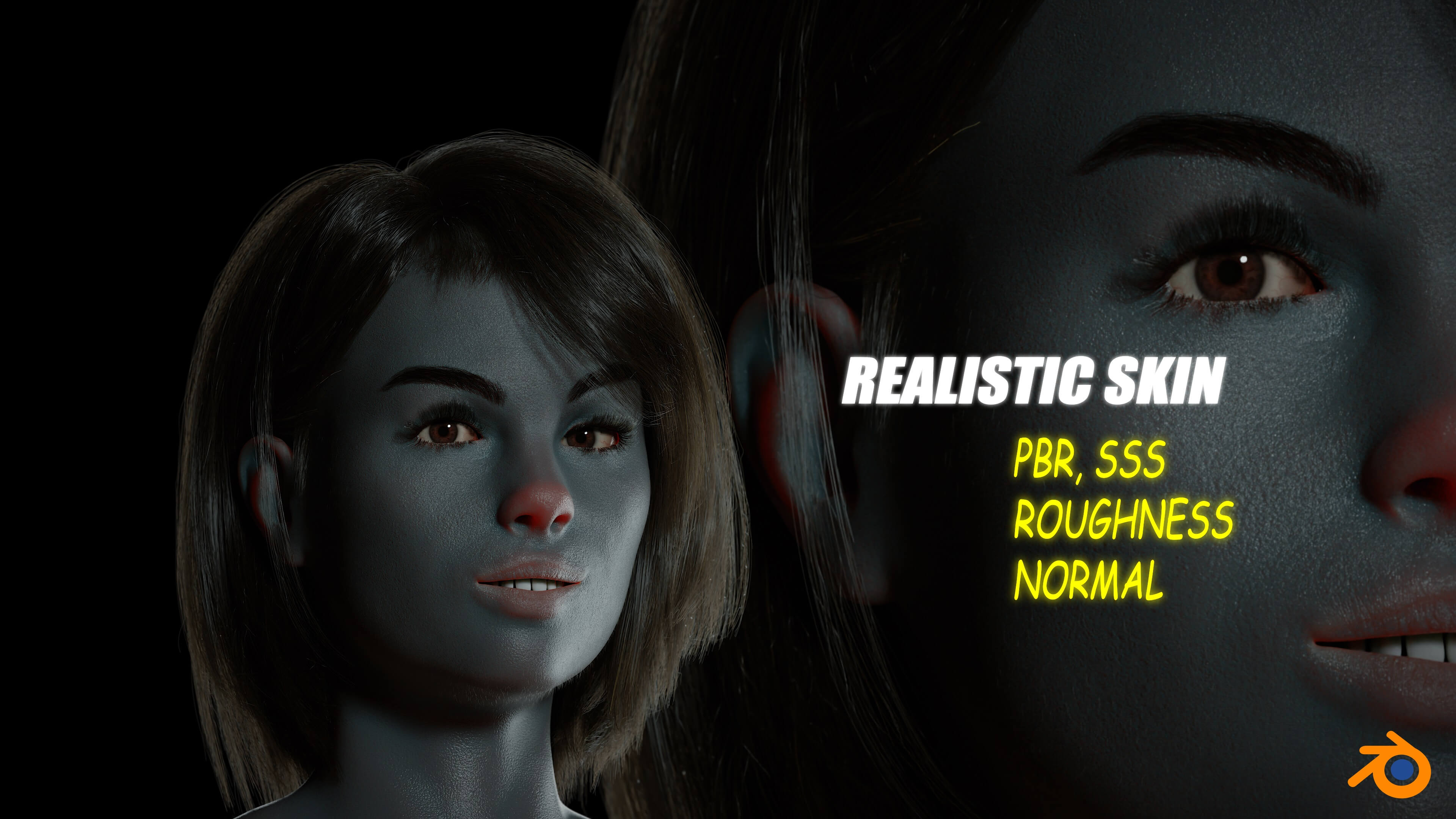 Realistic Female Rigged V 2 - 3D Model by mhmfrhat