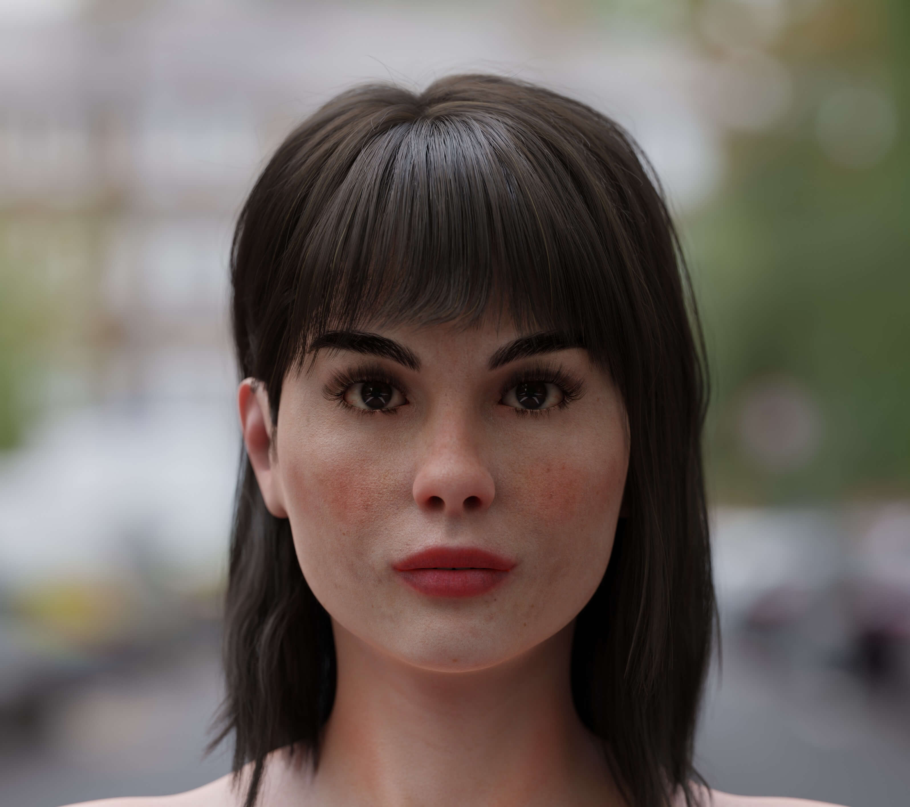 Realistic Female Rigged V 2 - 3D Model by mhmfrhat