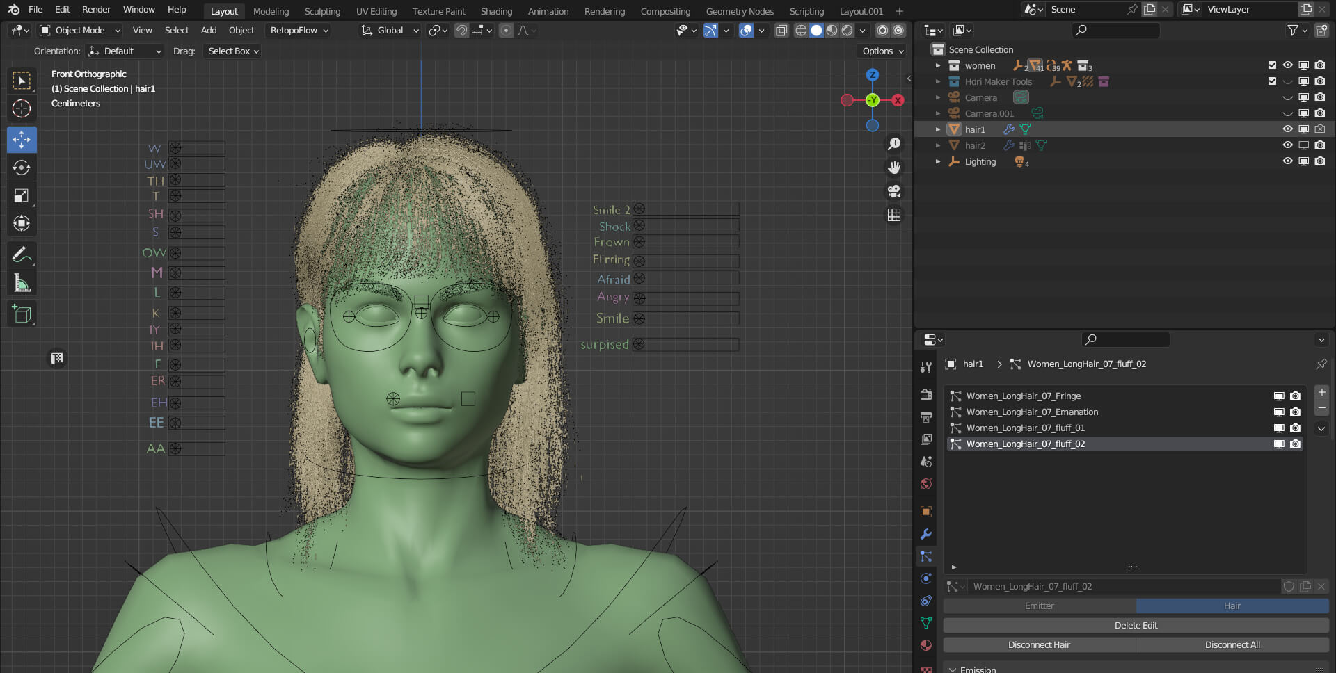Realistic Female Rigged V 2 - 3D Model by mhmfrhat