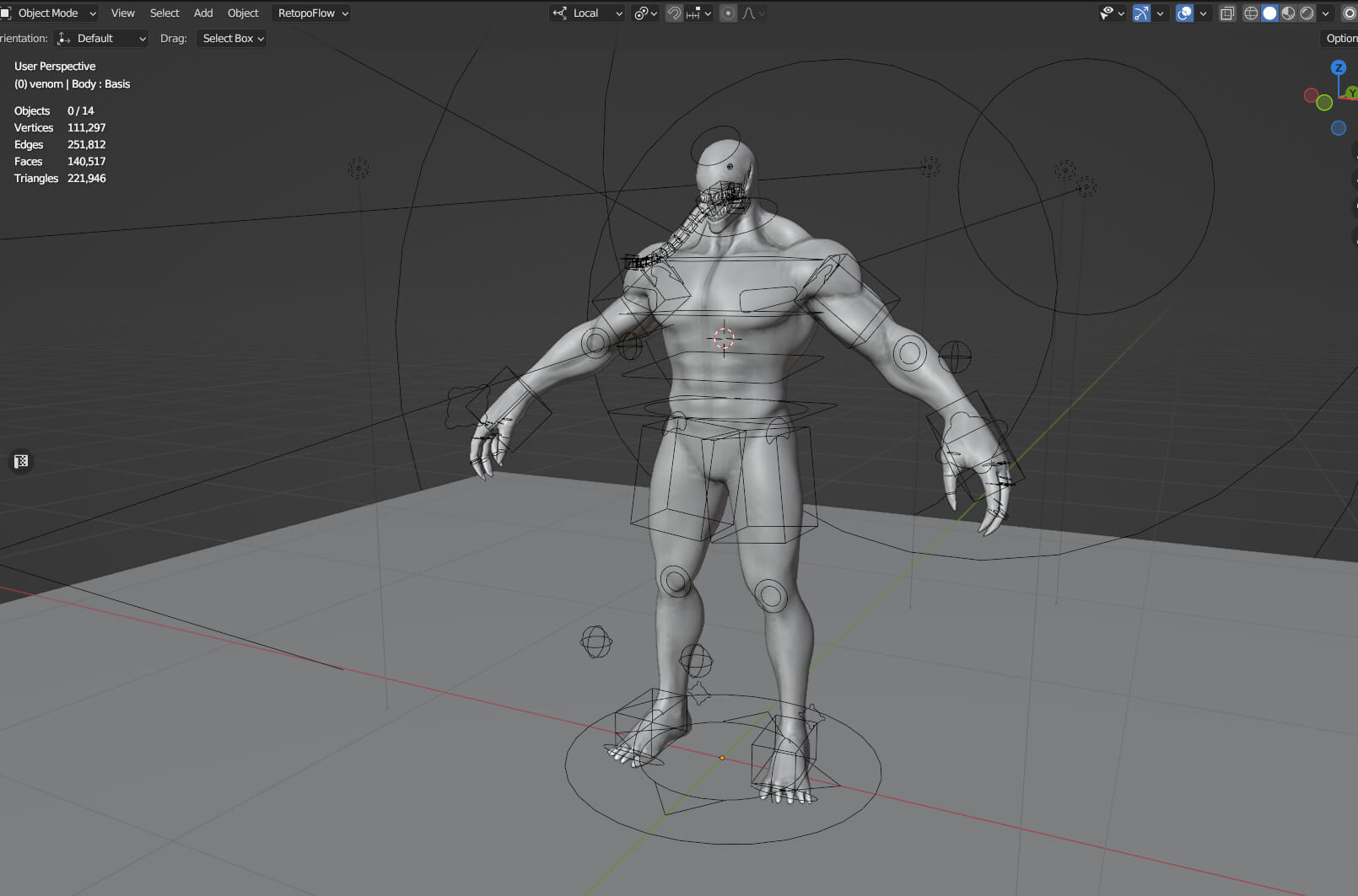 Venom Rigged-Advanced 3D Model by mhmfrhat