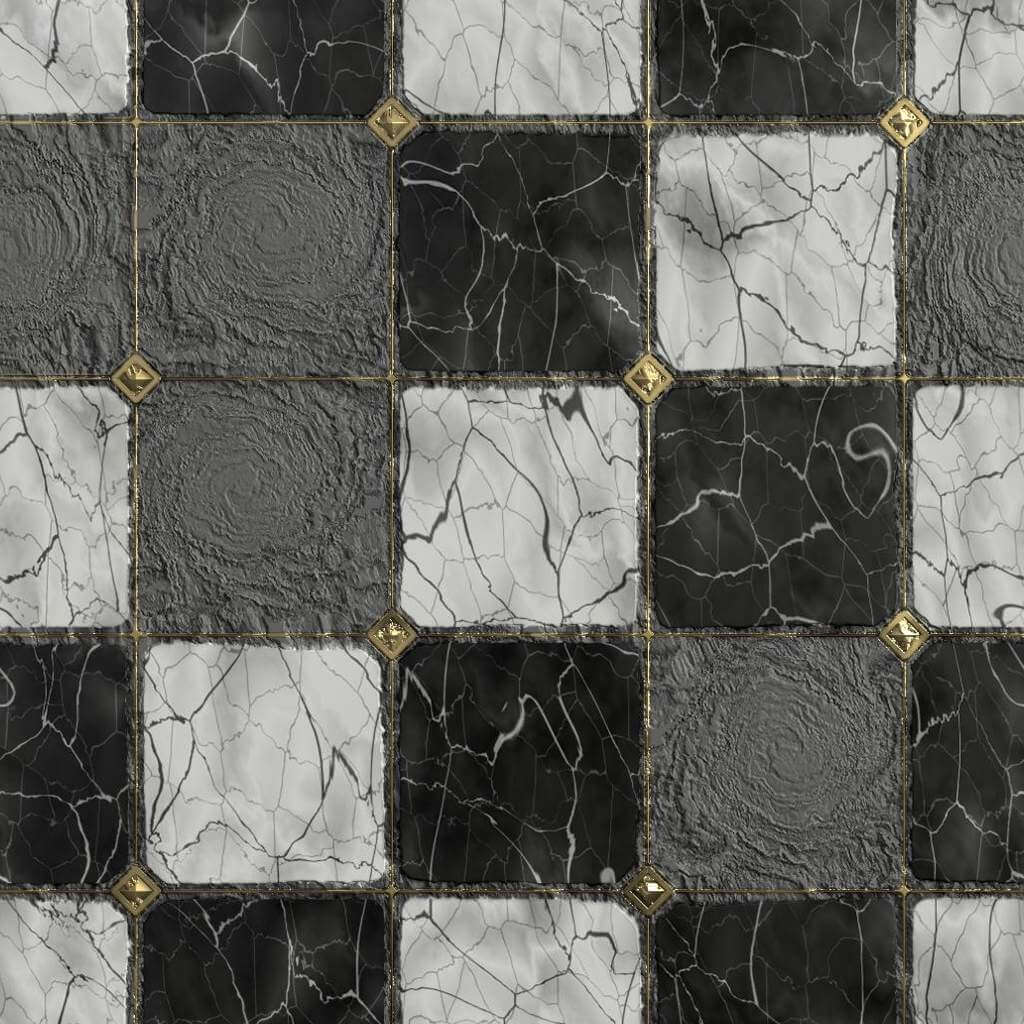 Marble Floor Damaged - 3D Texture by michalpetrik