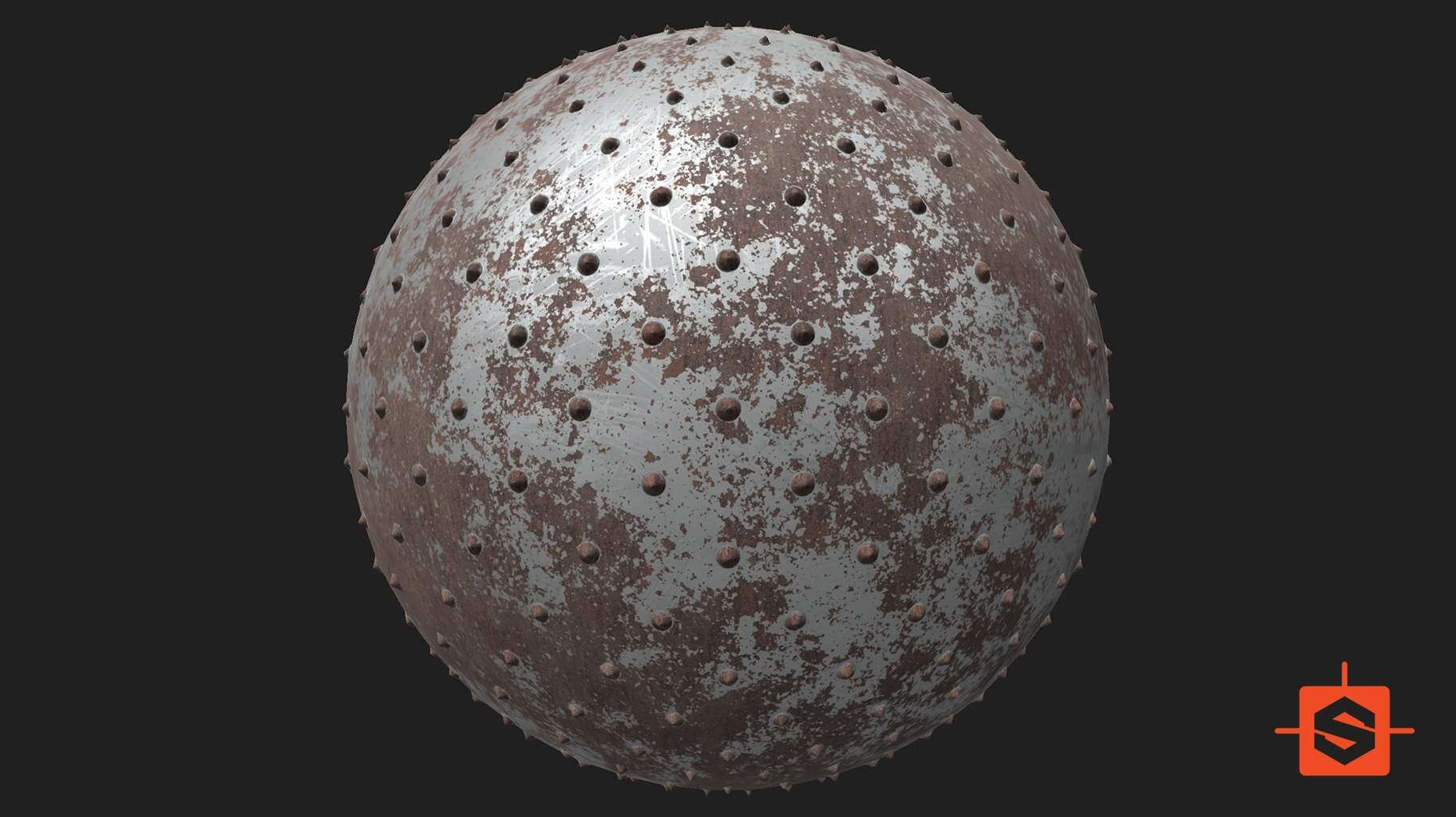 Rusty Metal Studded Texture by michalpetrik