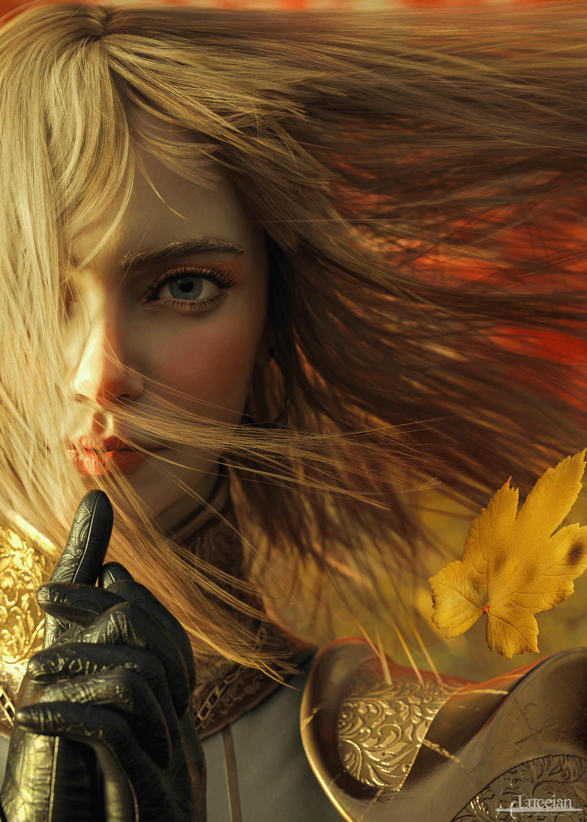 Confidence & Determination 3D Render, Digital Art by midgard229