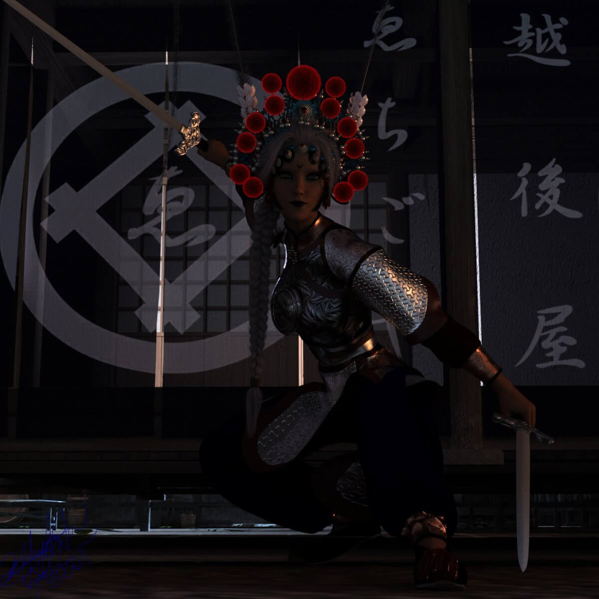 Ryu-unmei 3D Render, Digital Art by midnight_star117
