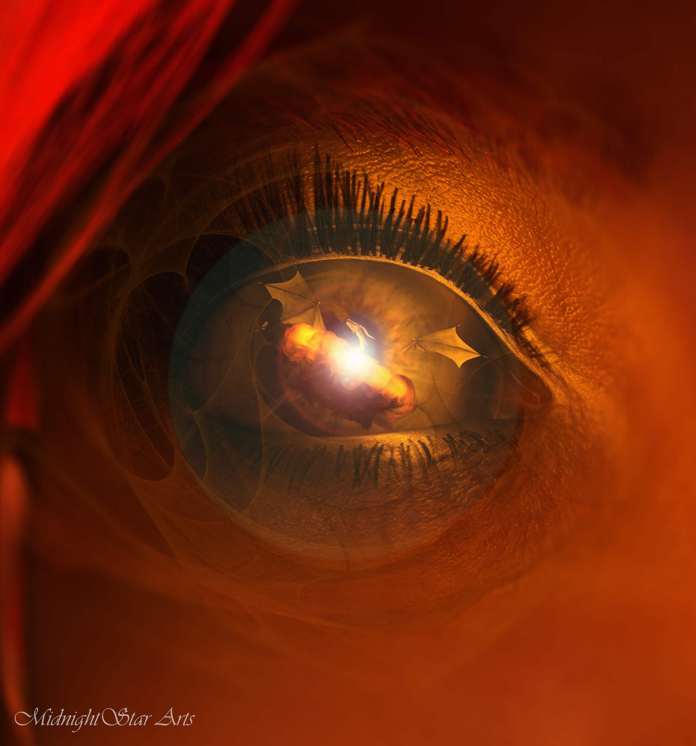 Soul of a Dragon 3D Render, Digital Art by midnight_star117