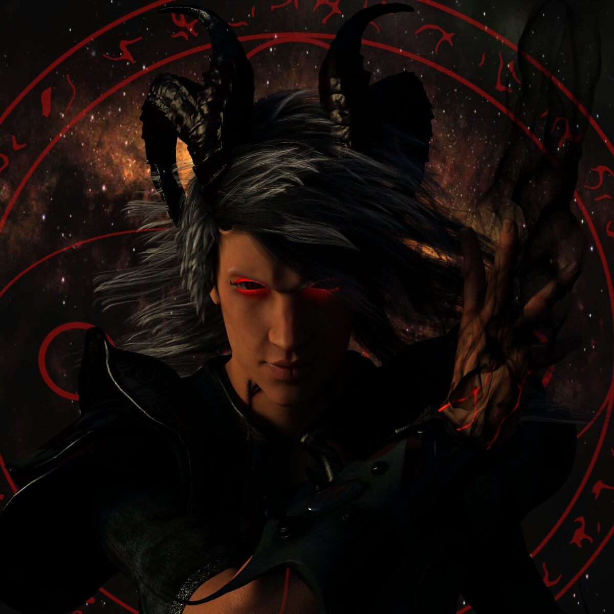 The Alder, Lord of Night, Azaran 3D Render by midnight_star117