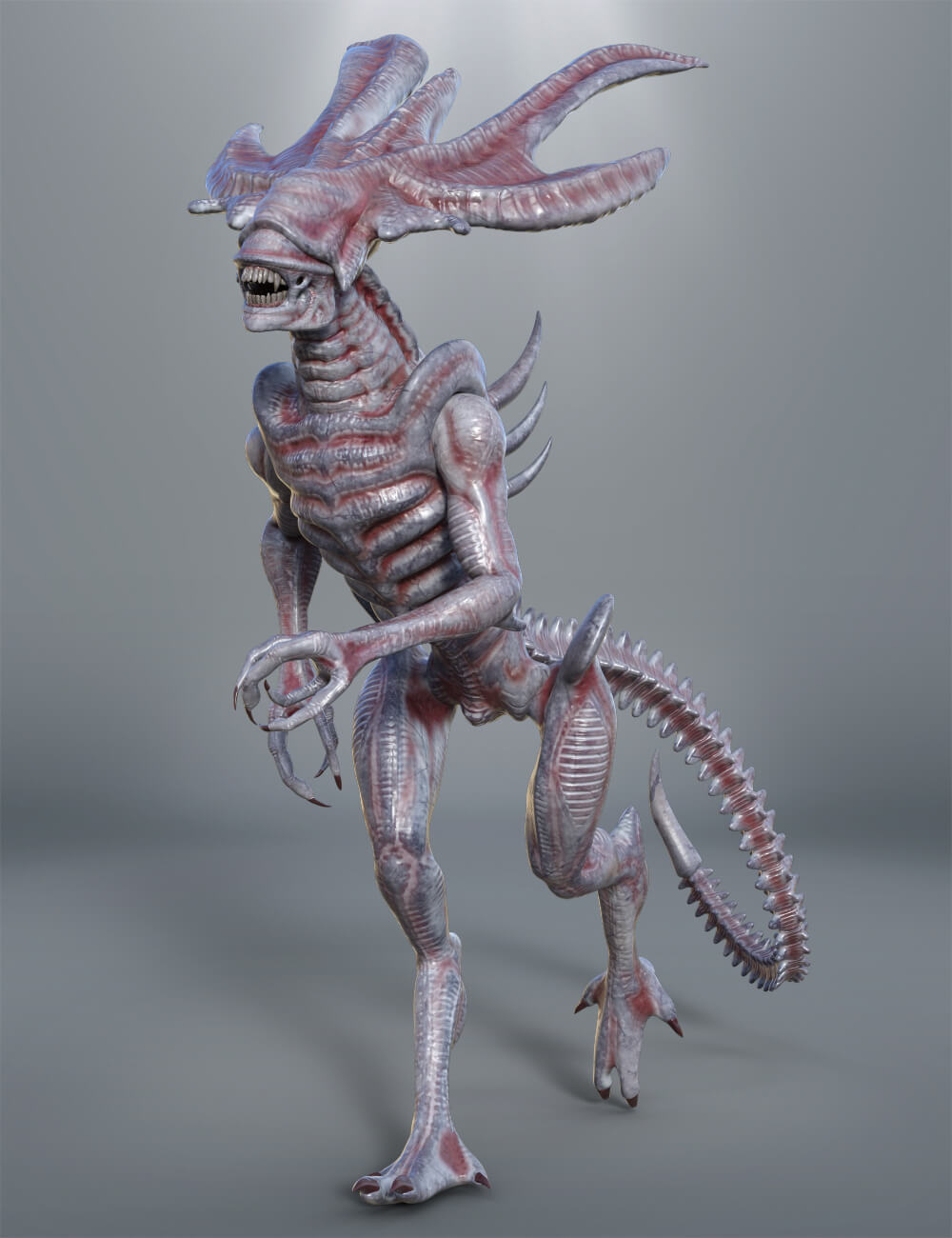 albino alien 3D Render | RenderHub Gallery