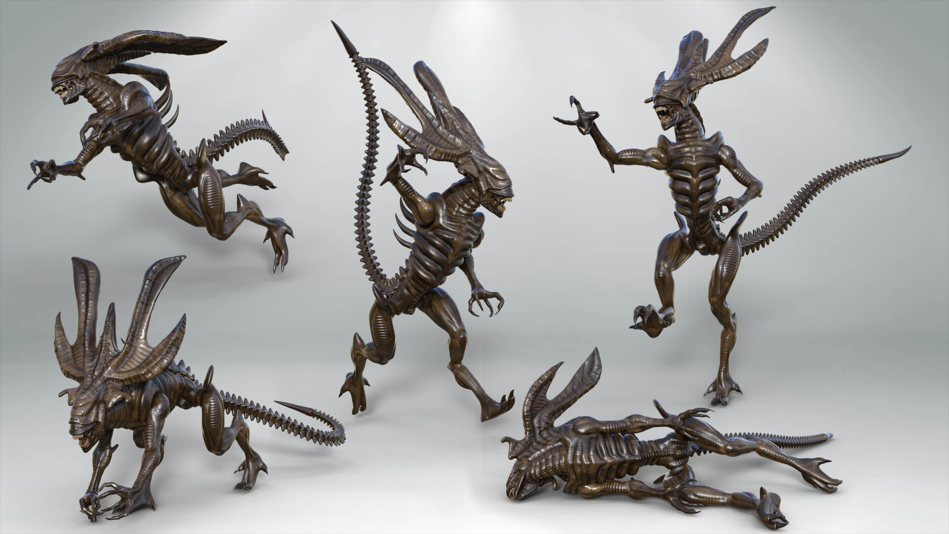 Midnight Alien Demon King Poses - Daz Content by midnight_stories