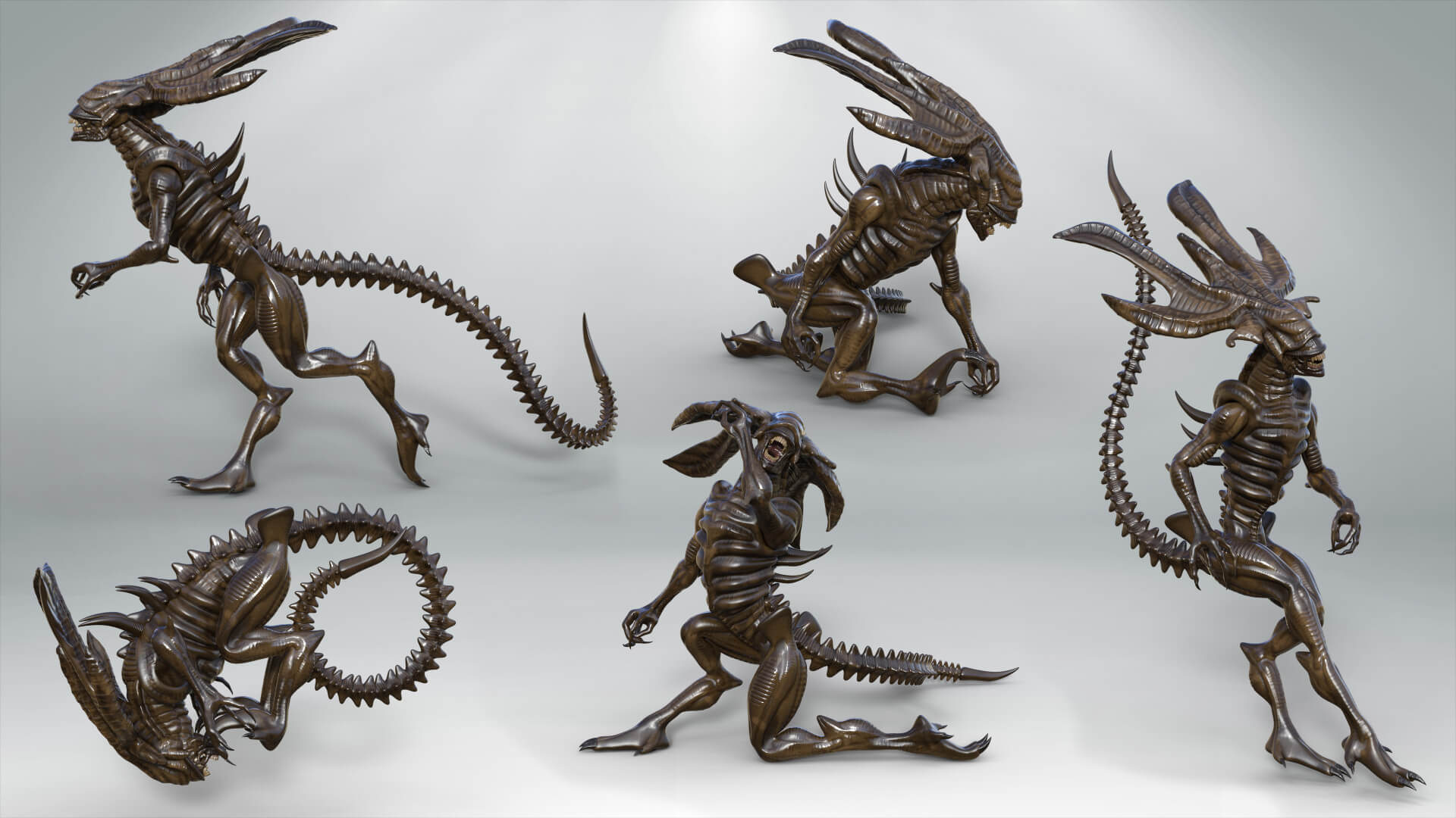 Midnight Alien Demon King Poses - Daz Content by midnight_stories