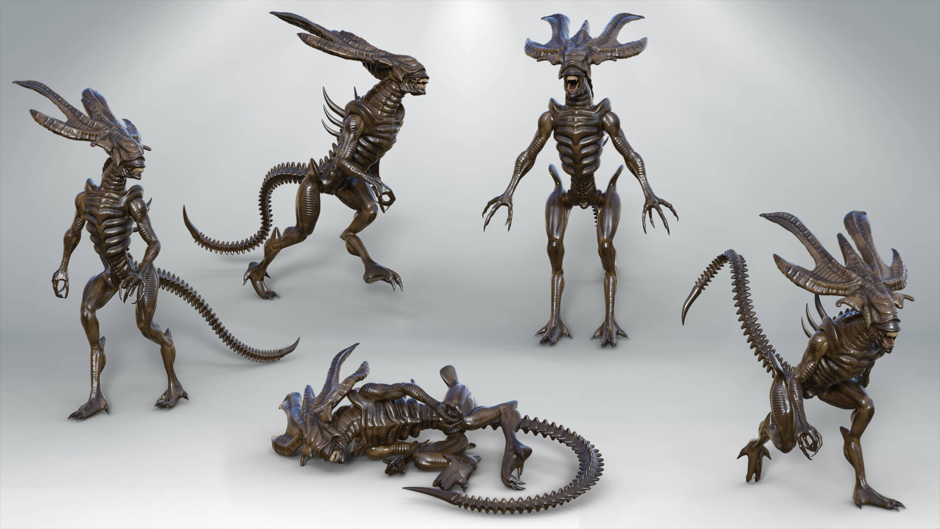 Midnight Alien Demon King Poses - Daz Content by midnight_stories