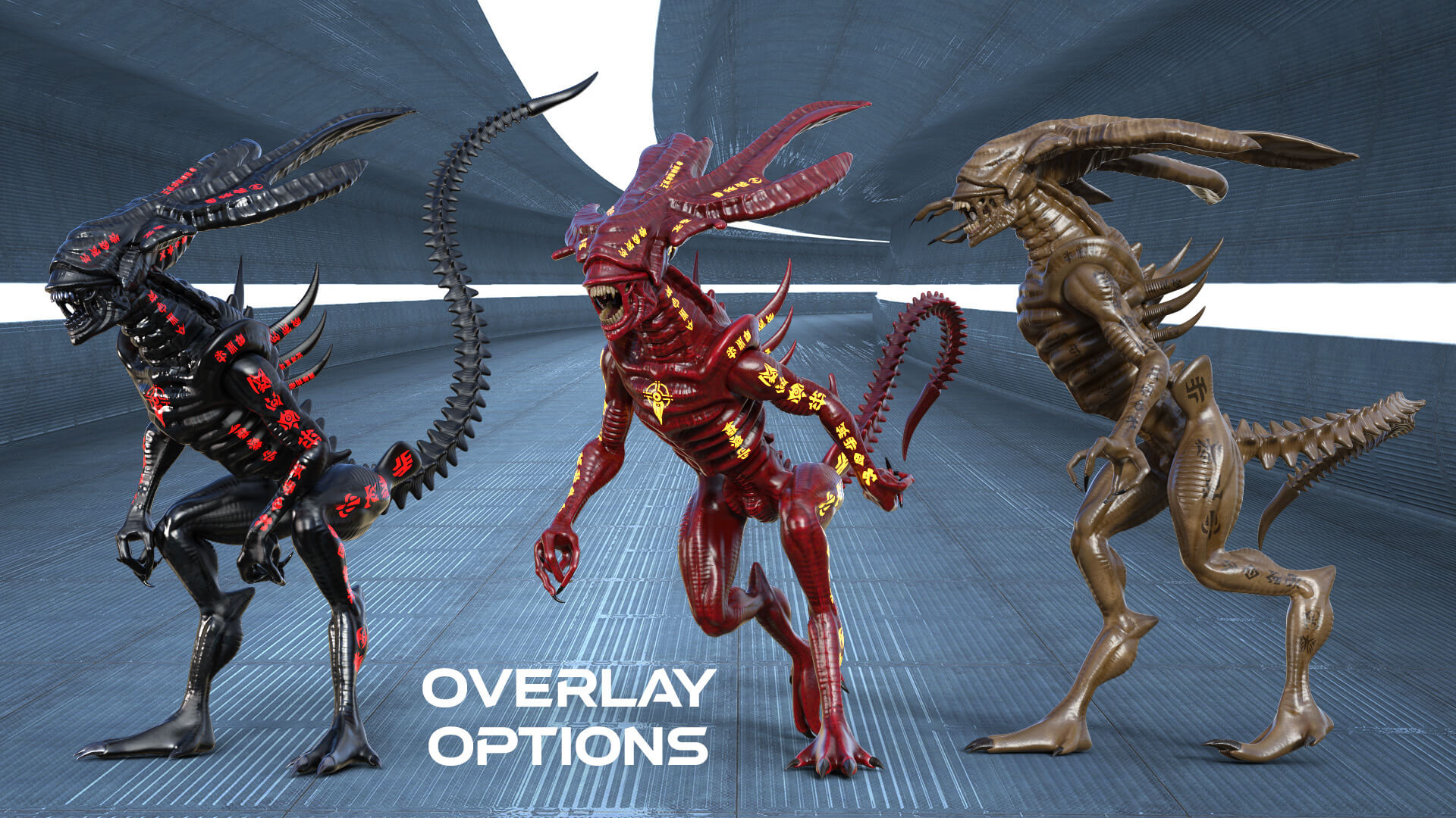 Midnight Alien Demon King Textures - Daz Content by midnight_stories