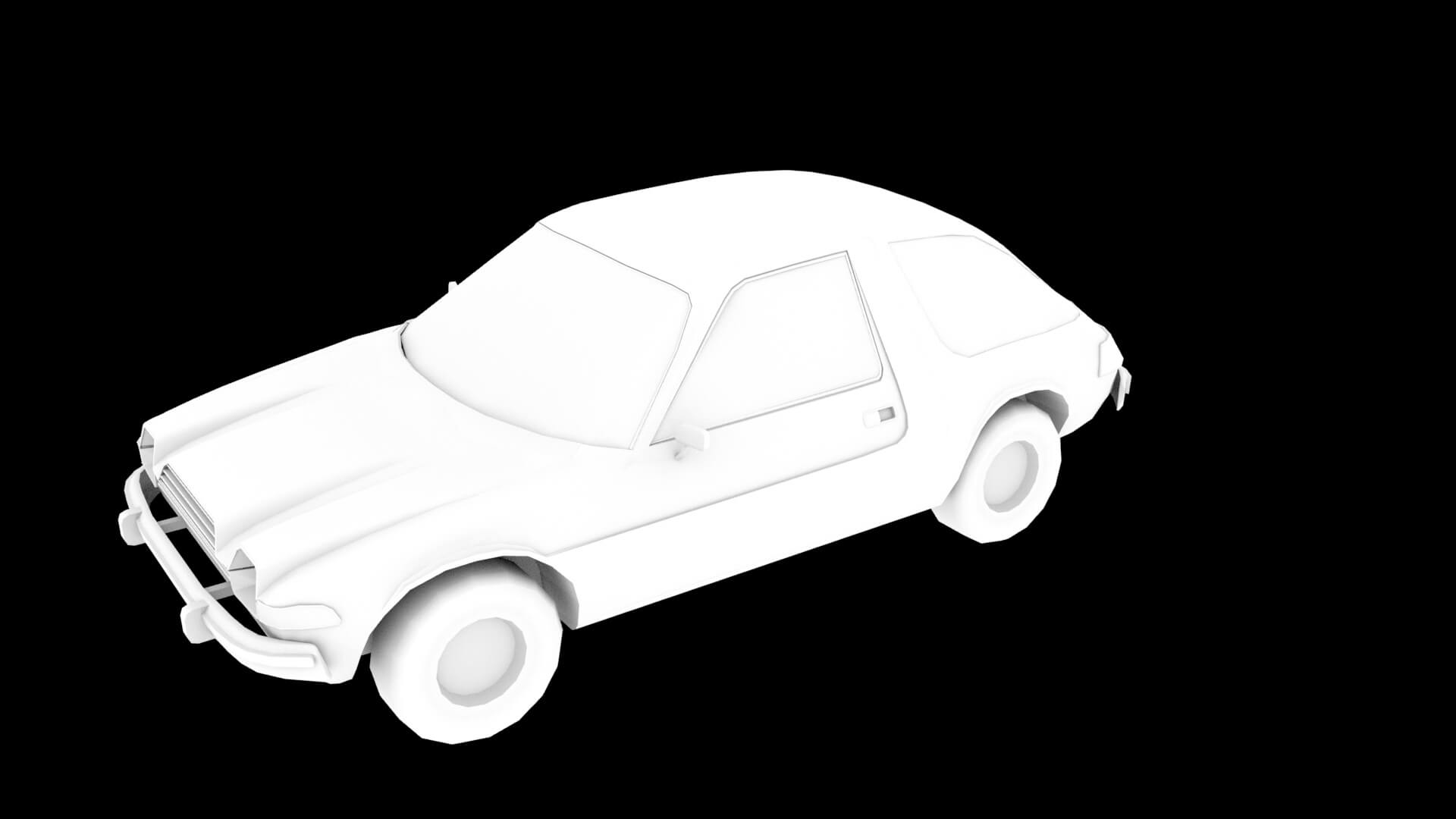 AMC Pacer Car - 3D Model by MightyAlexOne