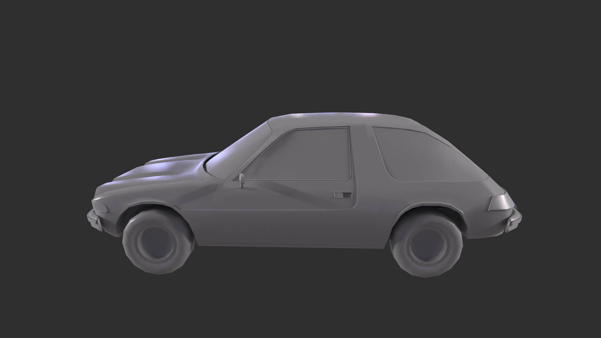 AMC Pacer Car - 3D Model by MightyAlexOne