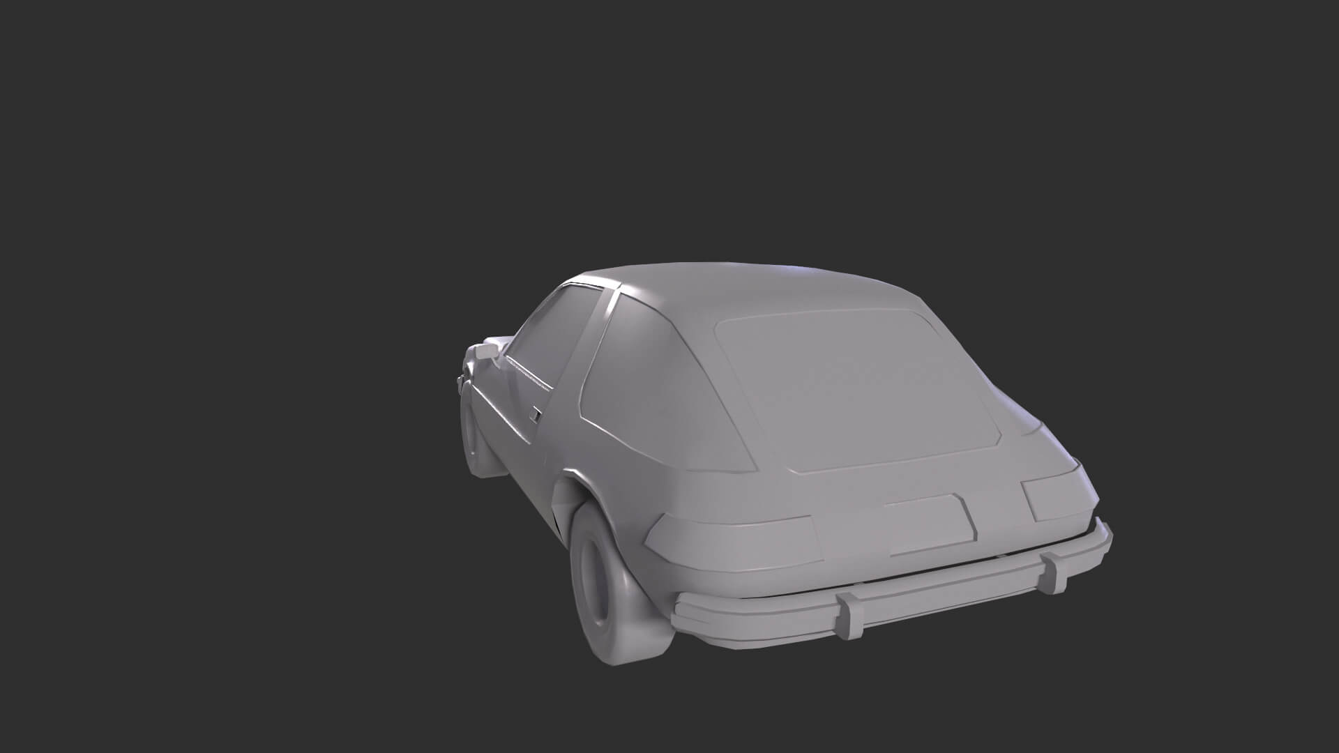 AMC Pacer Car - 3D Model by MightyAlexOne