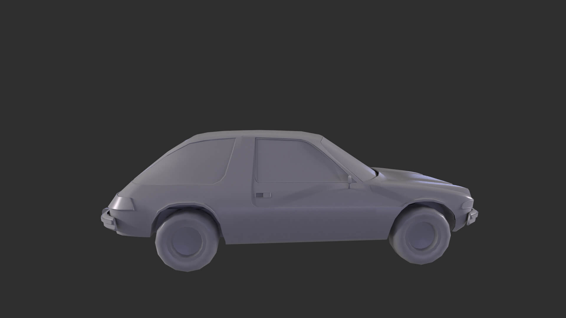 AMC Pacer Car - 3D Model by MightyAlexOne