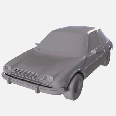 AMC Pacer Car - 3D Model by MightyAlexOne
