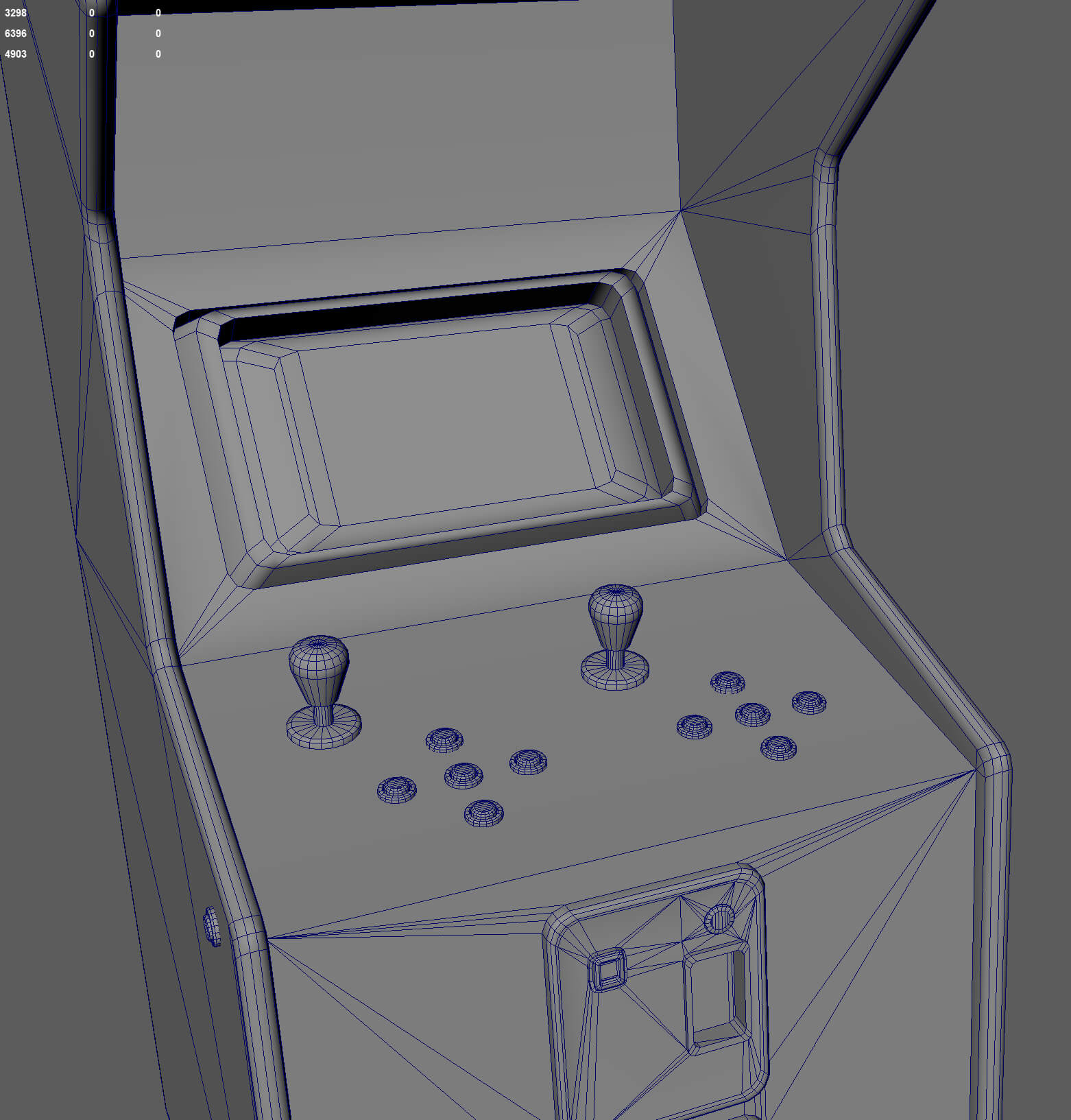 Arcade Machine - 3D Model by MightyAlexOne
