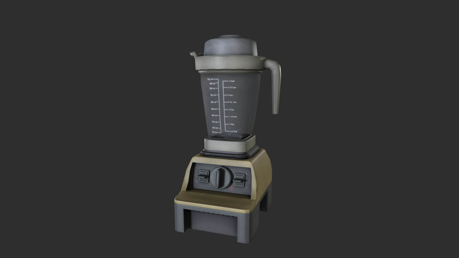 Kitchen Blender - 3D Model by MightyAlexOne