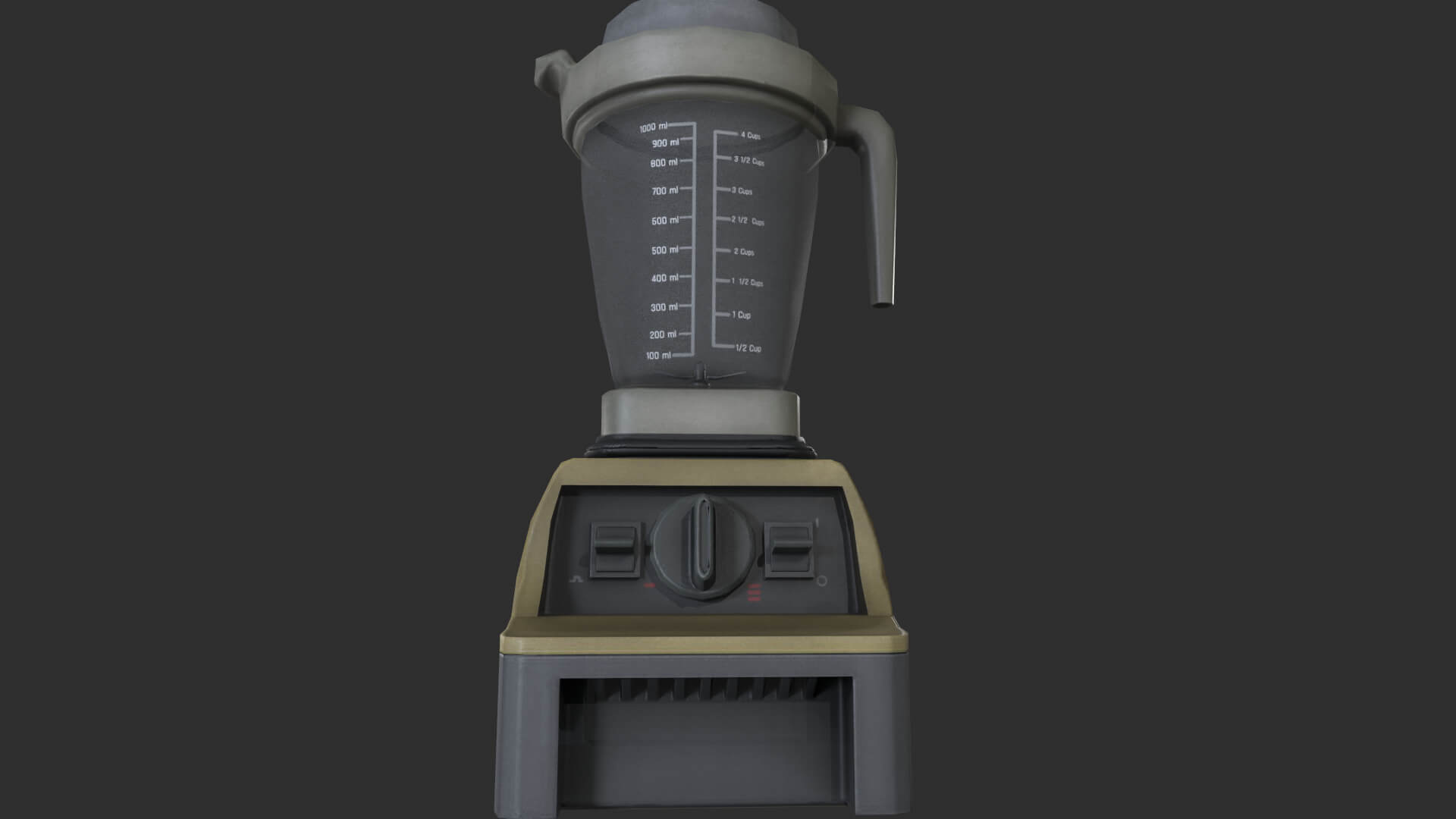 Kitchen Blender - 3D Model by MightyAlexOne