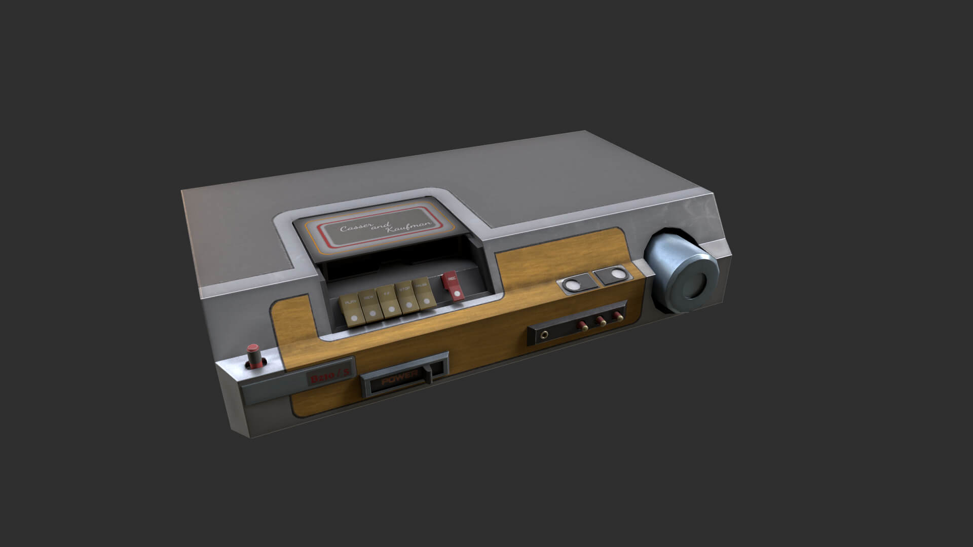 Cassette Player - 3D Model by MightyAlexOne