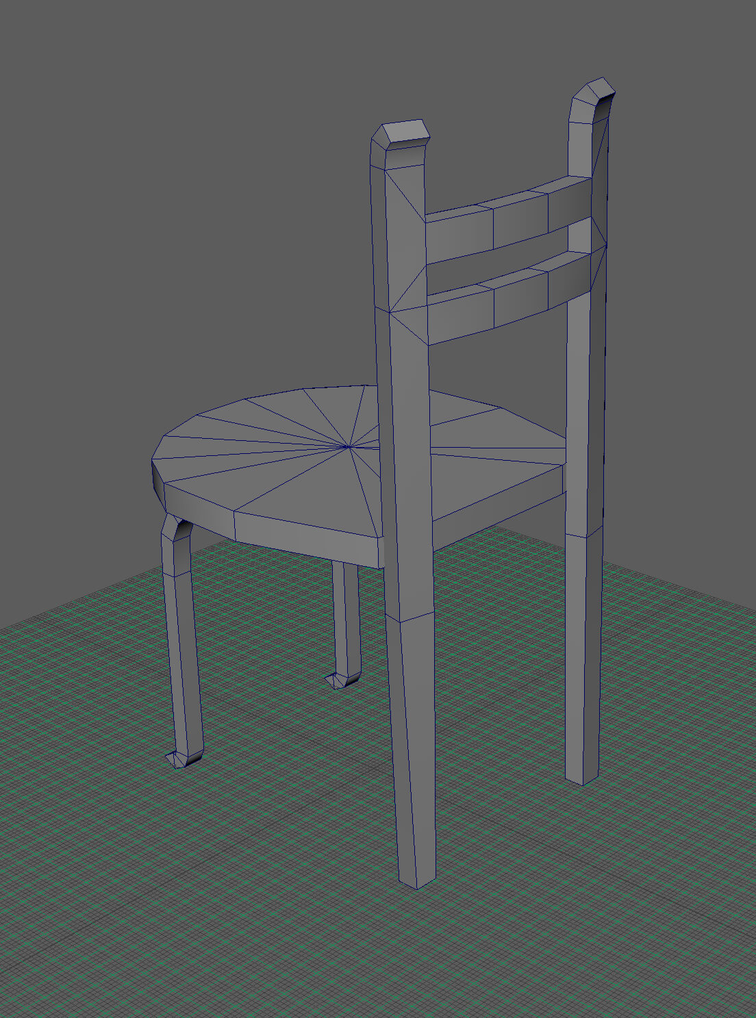 Wooden Chair Model by MightyAlexOne