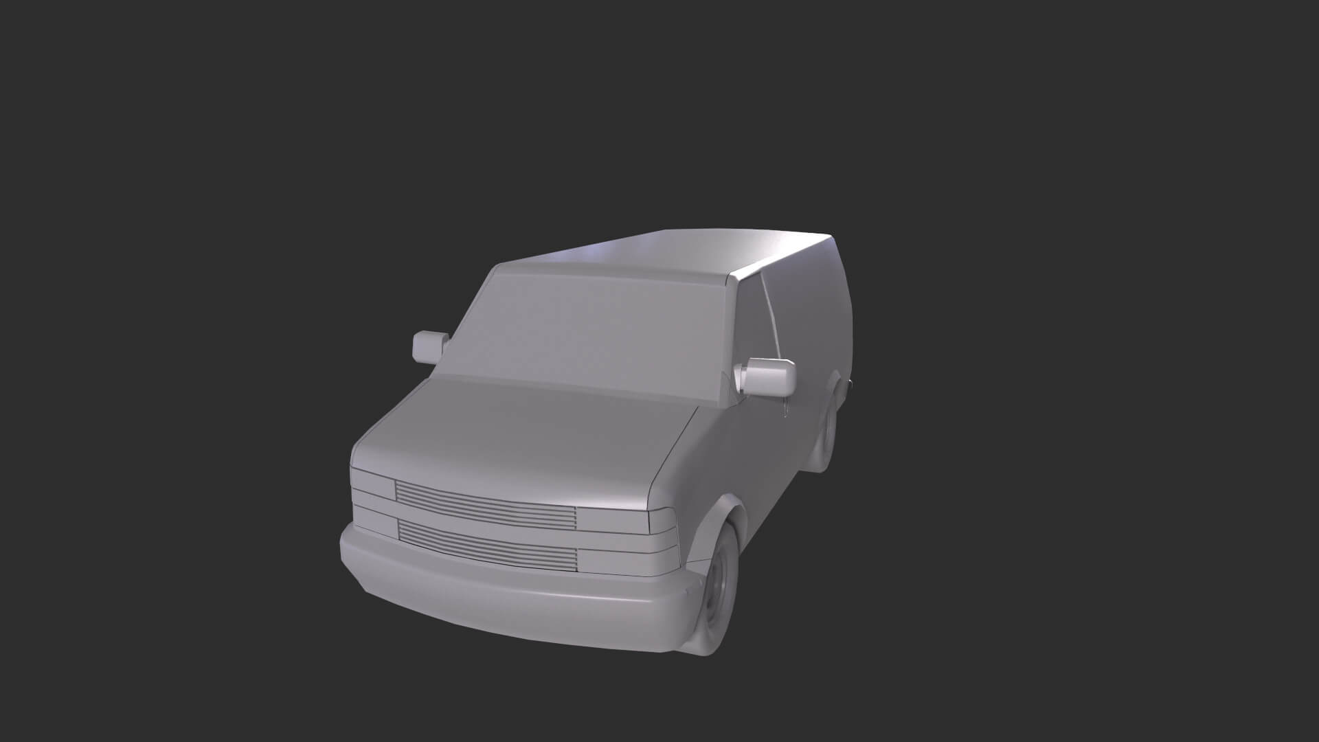 Chevrolet Astro - 3D Model by MightyAlexOne