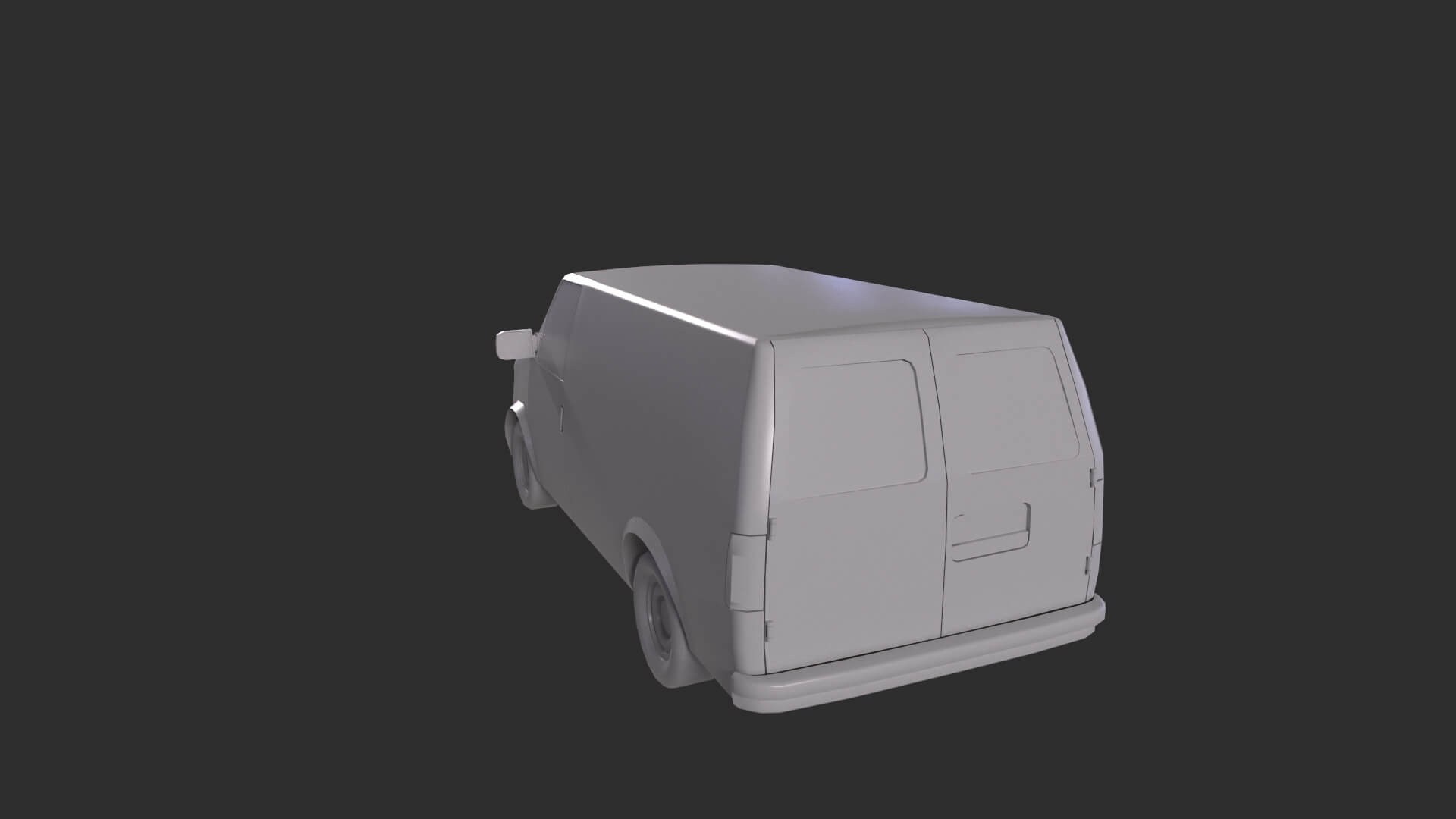 Chevrolet Astro - 3D Model by MightyAlexOne