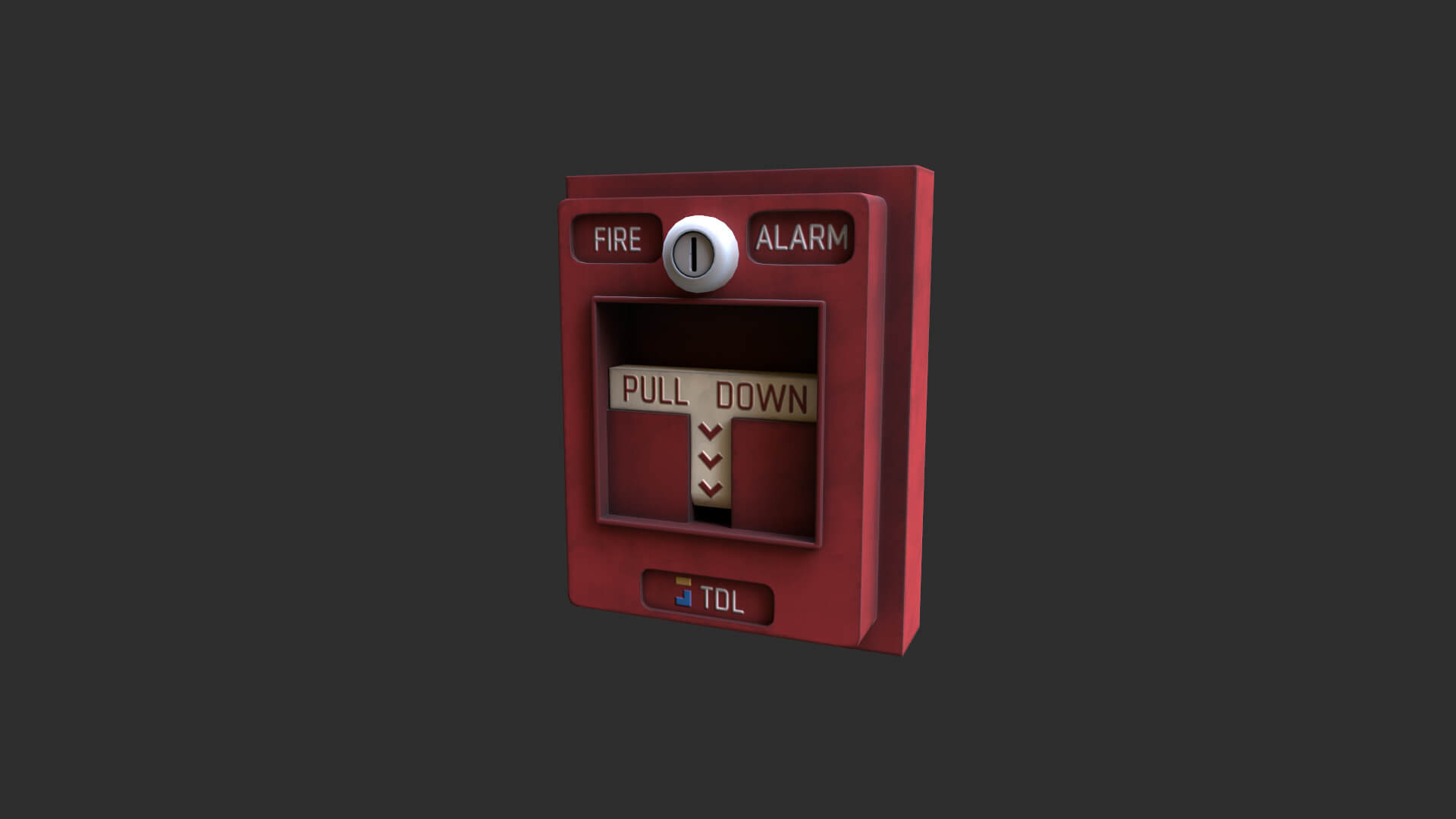 Fire Alarm Button - 3D Model by MightyAlexOne