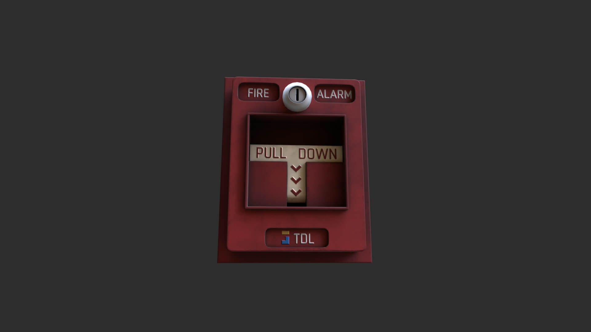 Fire Alarm Button - 3D Model by MightyAlexOne
