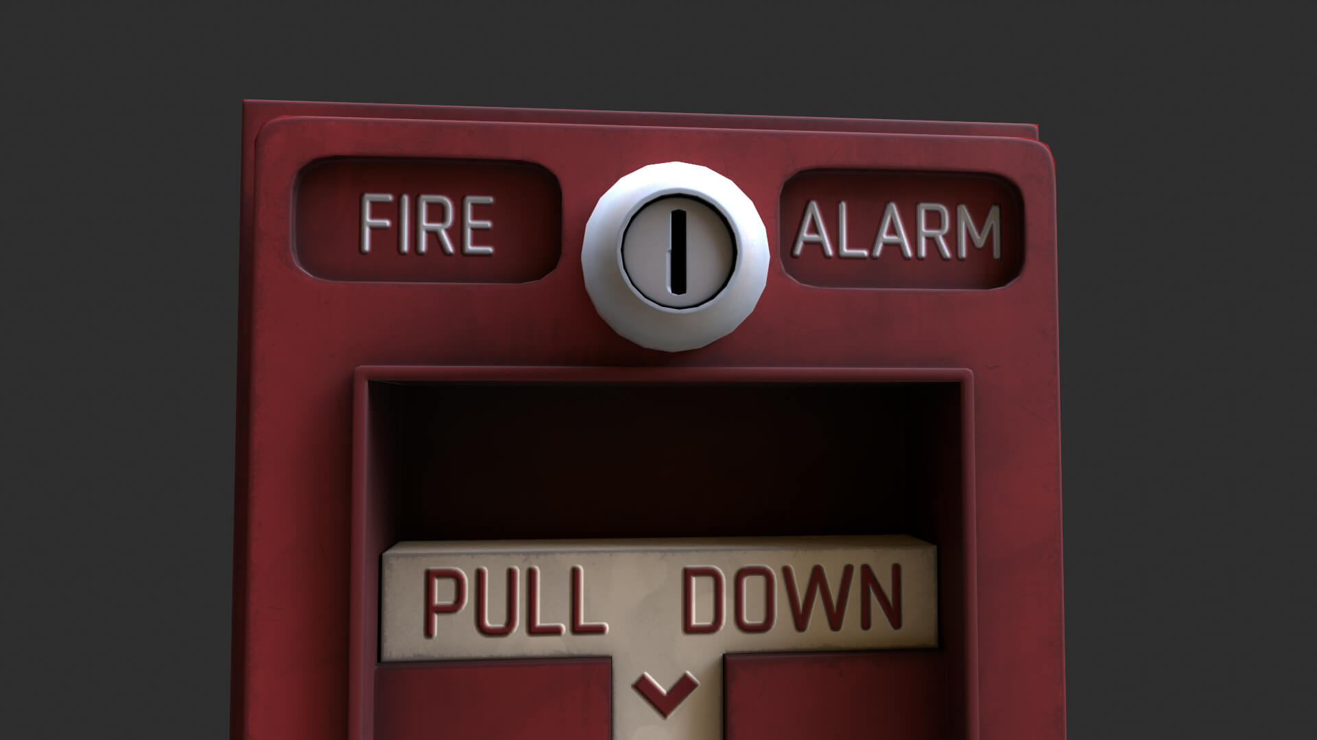 Fire Alarm Button - 3D Model by MightyAlexOne