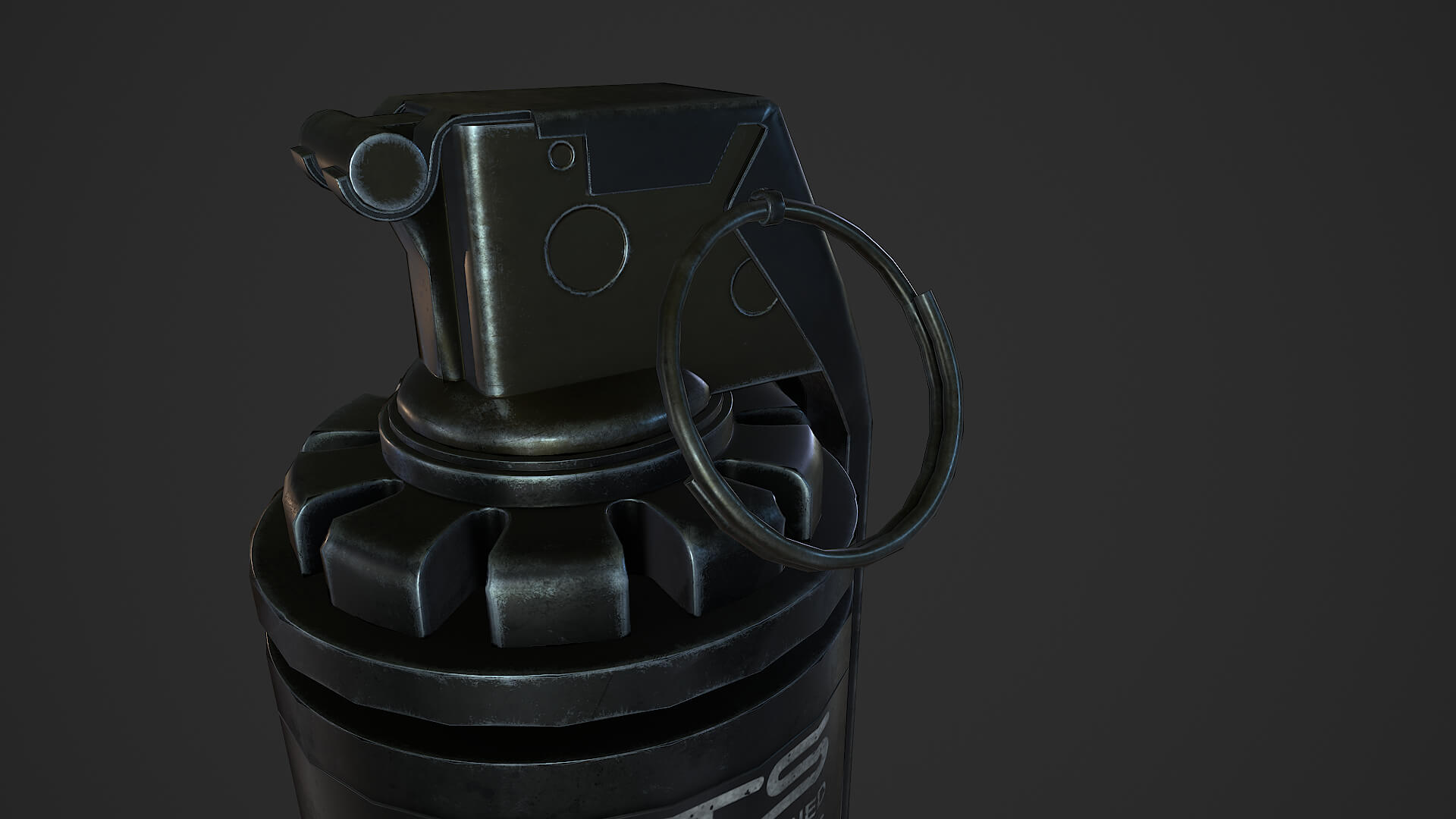 Flashbang Stun Grenade - 3D Model by MightyAlexOne